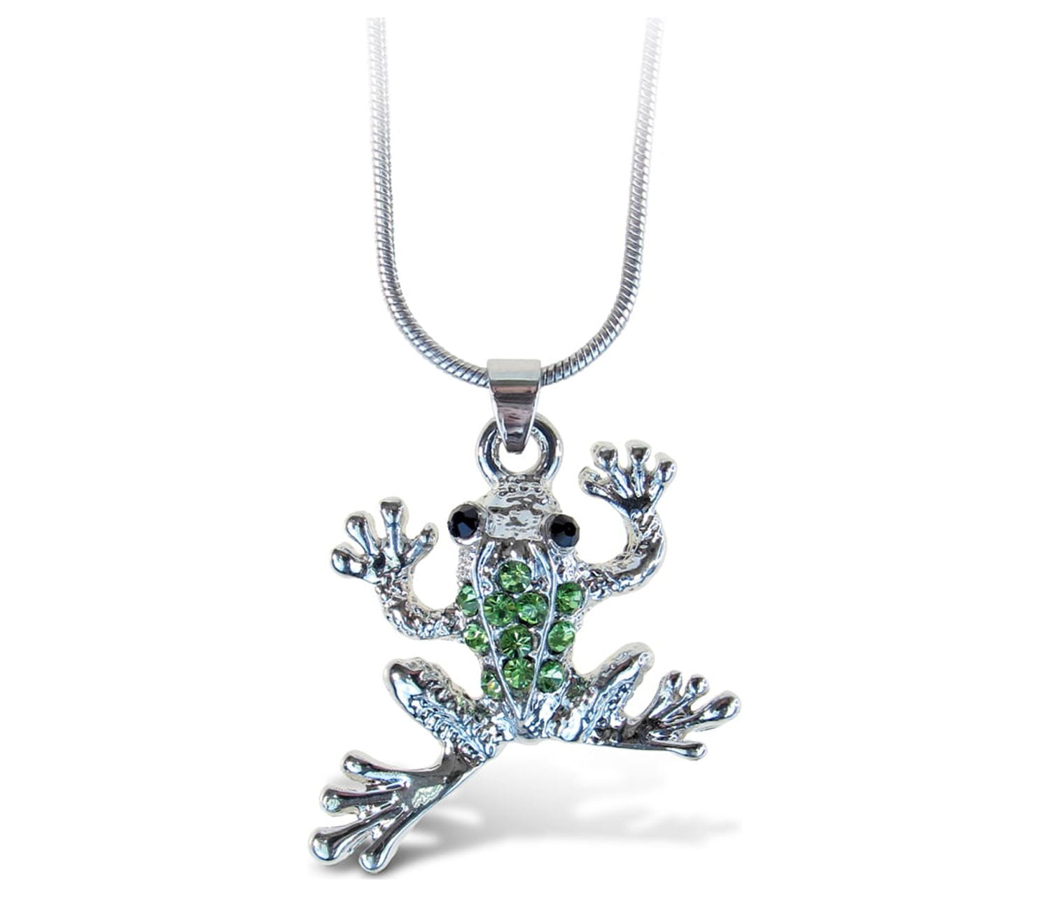 Puzzled Inc. Sparkling Frog Pendant Necklace - High Quality Puzzled Inc. Sparkling Frog Pendant Necklace - High Quality