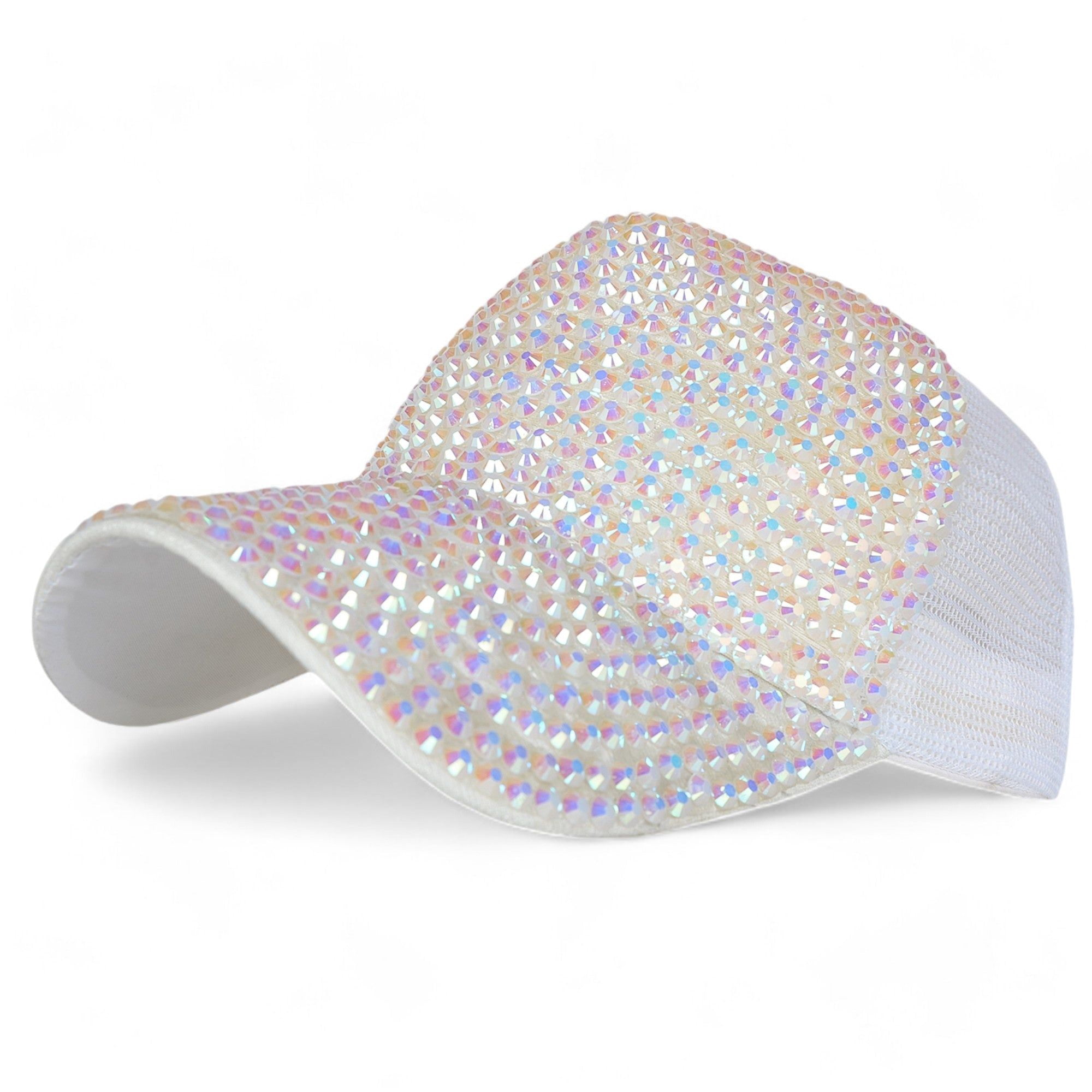 Sparkling Rhinestone Mesh Baseball Cap for a Glamorous Look- One Size ...