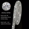 Sparkling Rhinestone Ribbon Trim - Self-Adhesive Crystal Tape for DIY ...