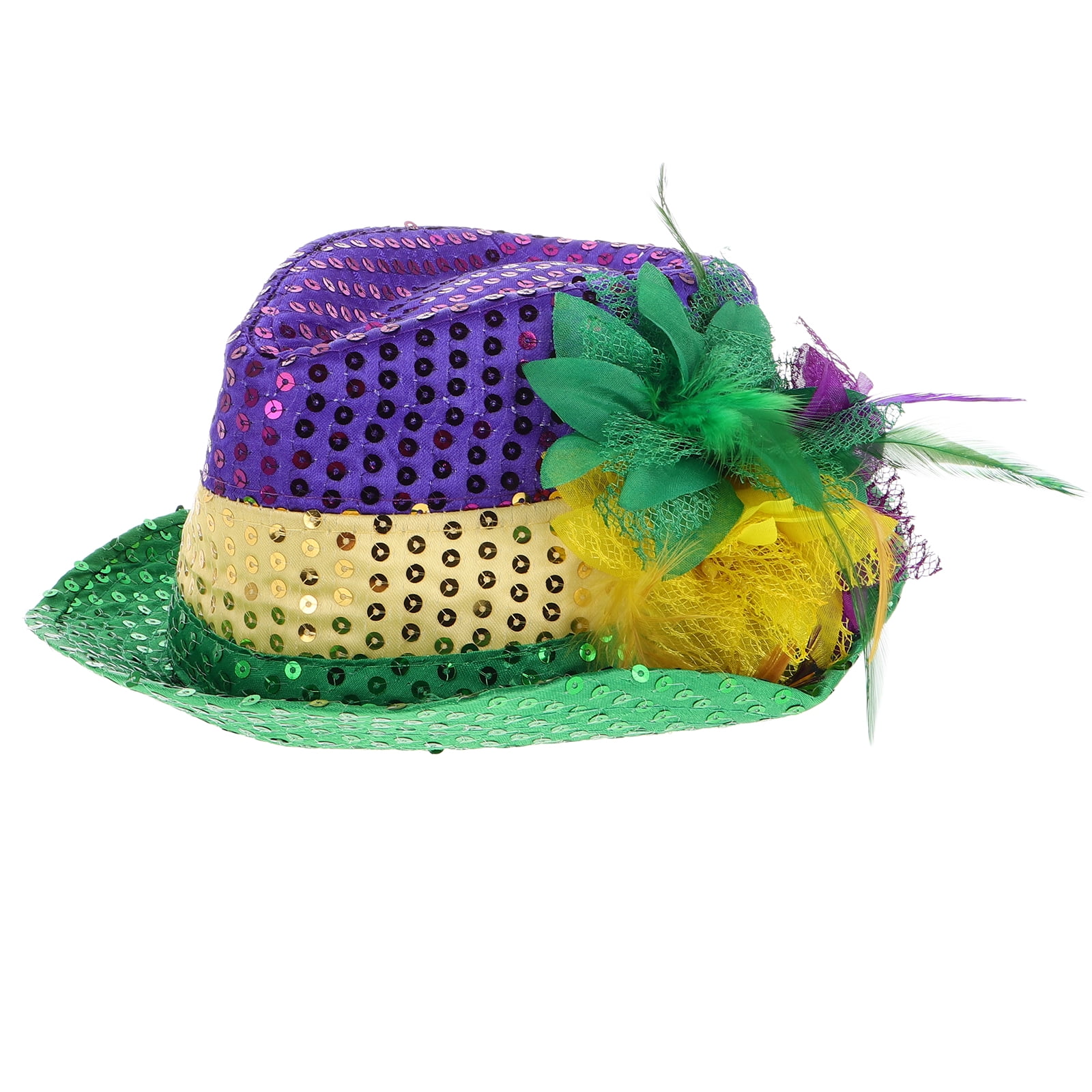 Sparkling Sequin Hat For Mardi Gras Carnival Western Sequin Hat Bling ...