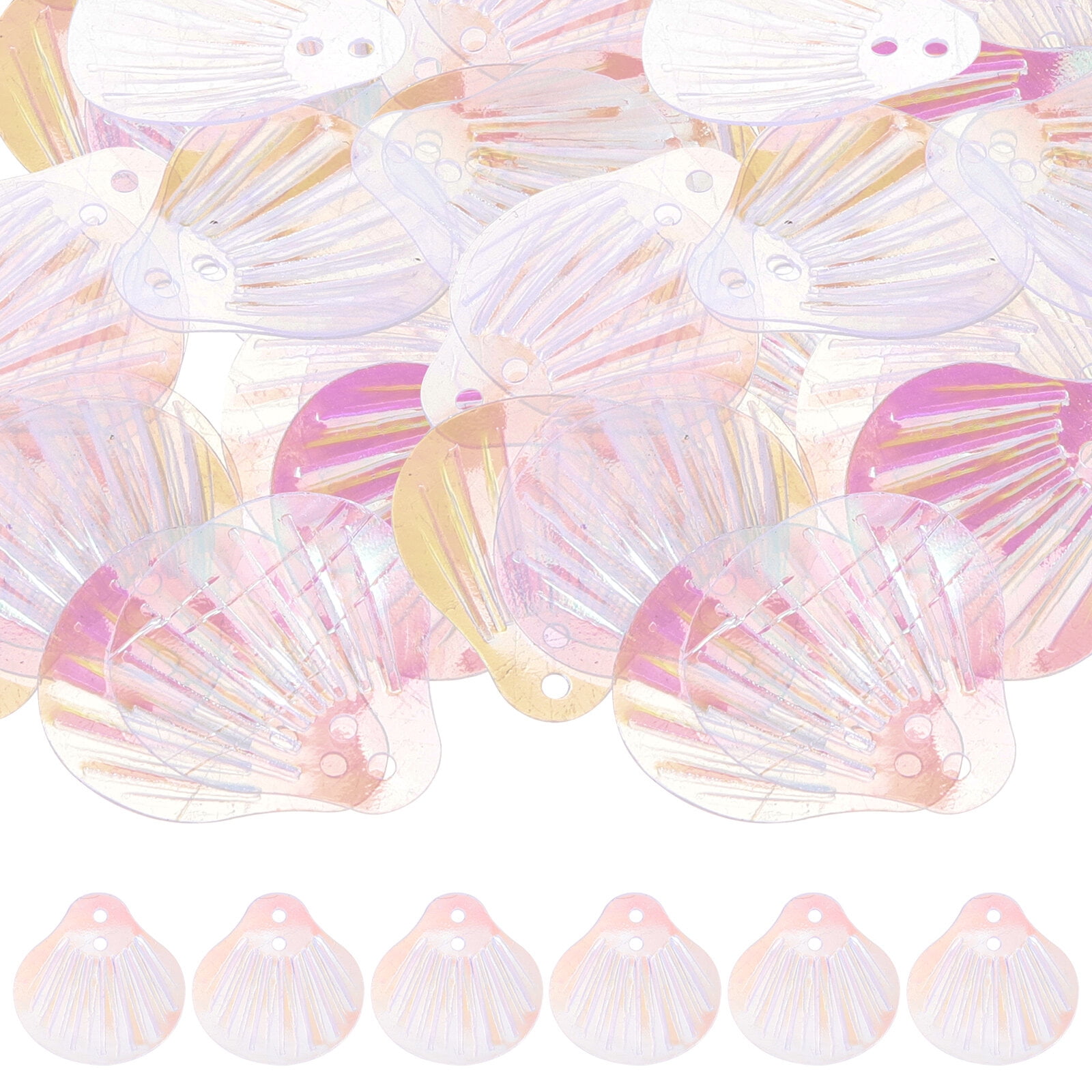 Sparkling Shell Loose Sequins Paillettes Hole DIY Sewing Crafts for ...