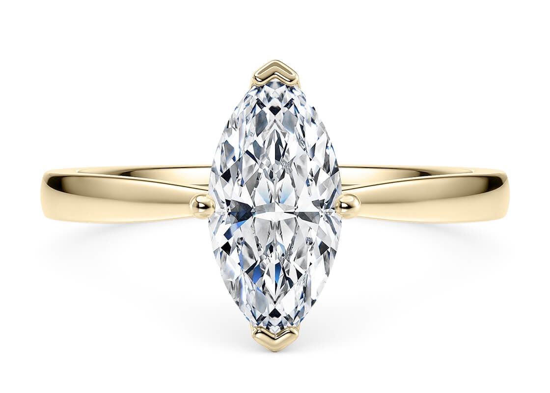 Sparkling Splendor Rings for Women 1.5 Ct Marquise Cut Lab Grown ...