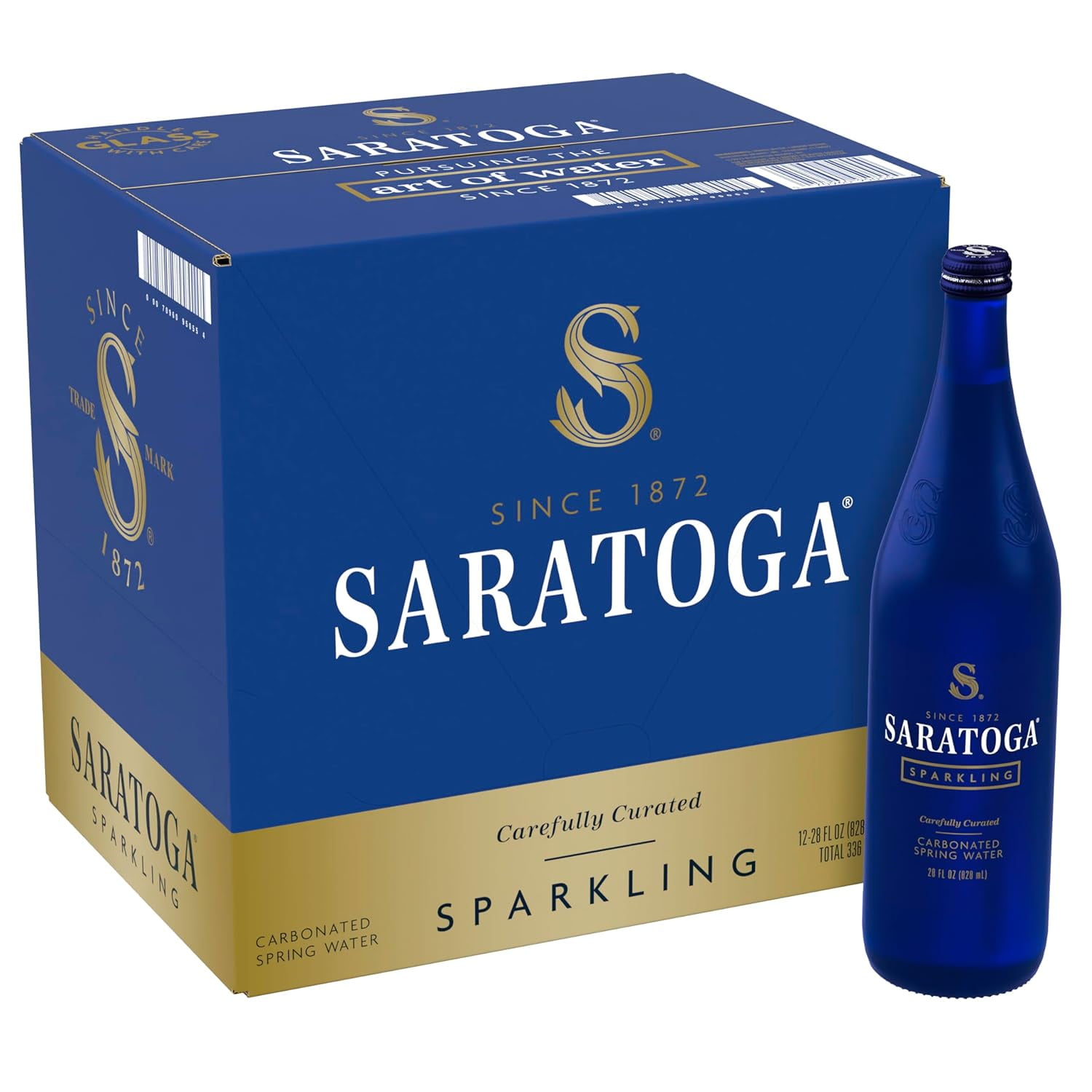 Sparkling Spring Water Carbonated, 28 Fl Oz (Pack of 12) - Walmart.com