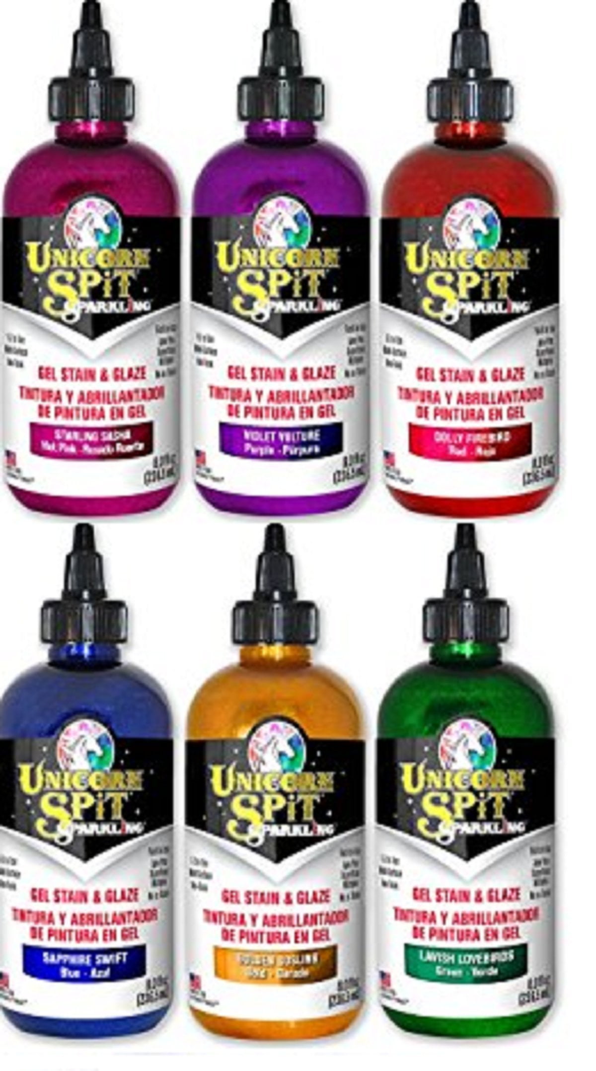 Sparkling Unicorn SPiT Bundle All 6 Sparkle Colors 8oz Sapphire Swift ...