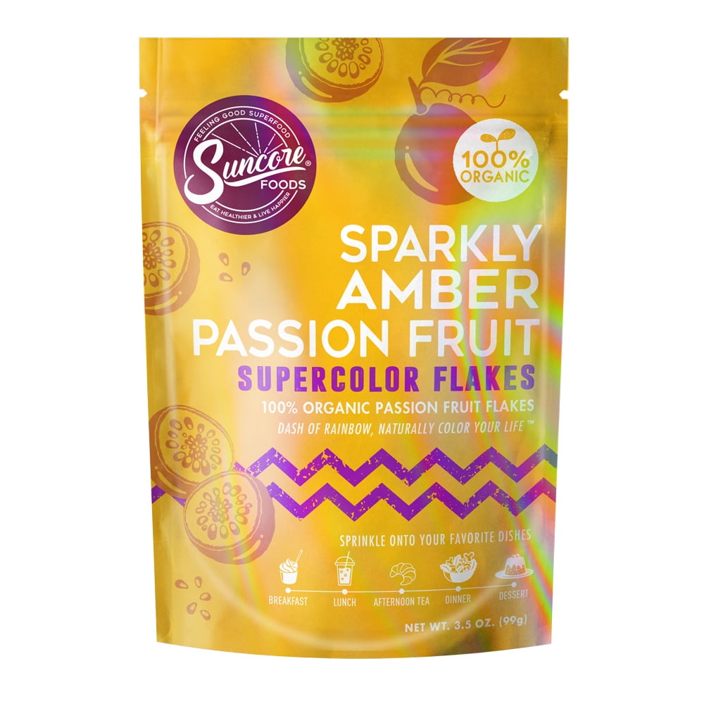 Sparkly Amber Passion Fruit Supercolor Flakes - Walmart.com