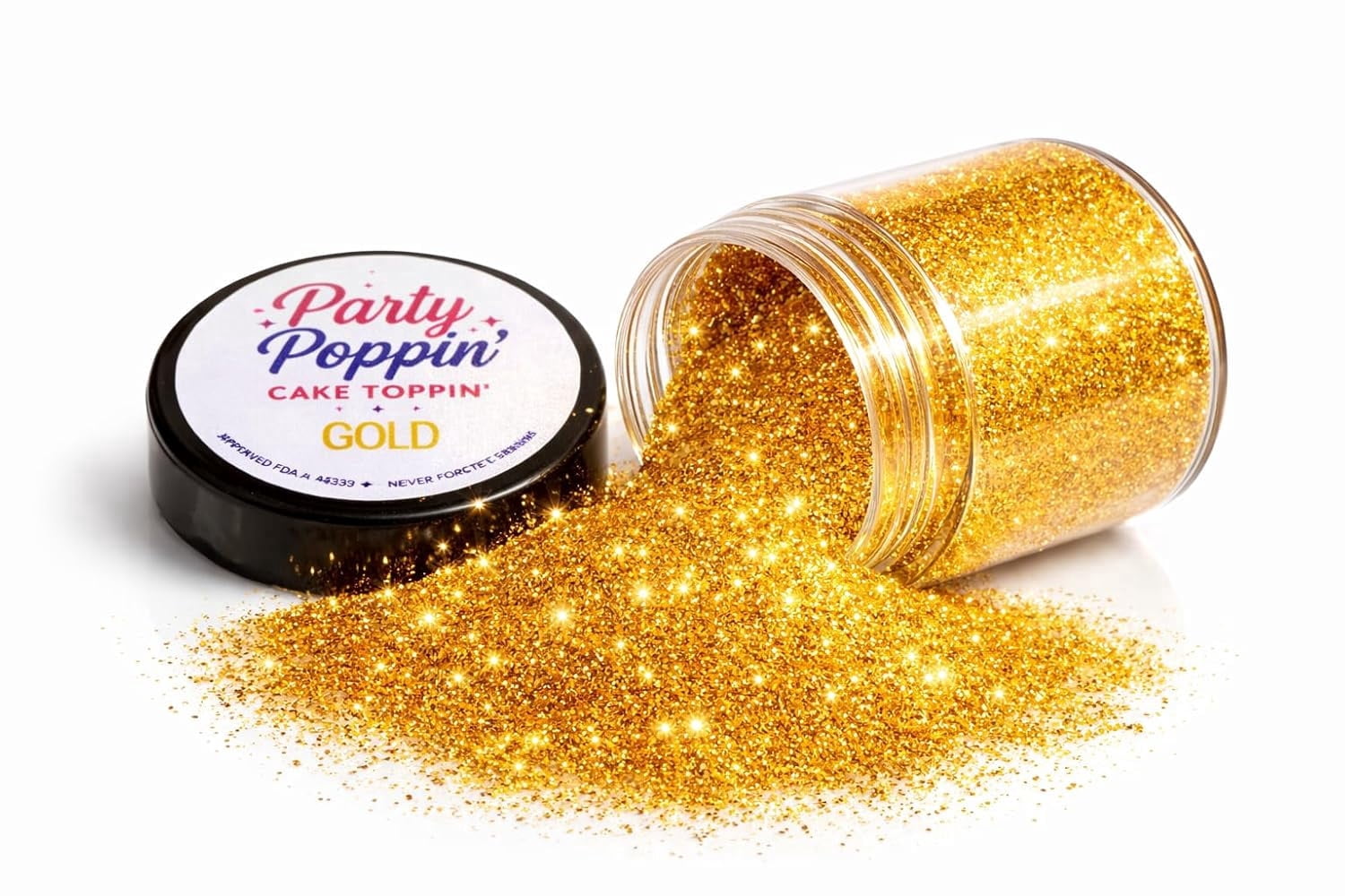 Sparkly & Bright Edible Glitter – Food Grade Edible Glitter for Cakes ...