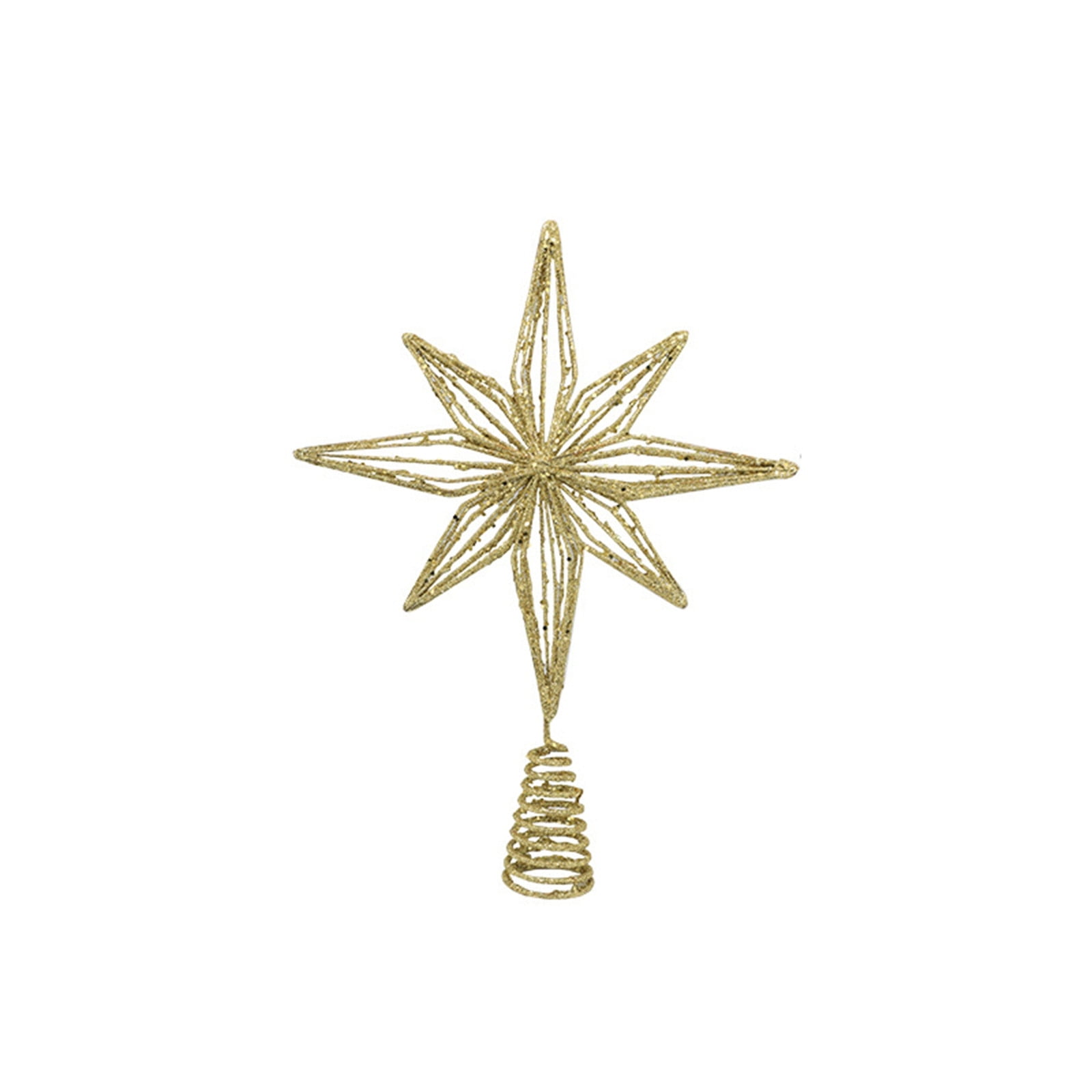 Sparkly Christmas Tree Topper,Large Christmas Star Tree Topper , 13.7 ...
