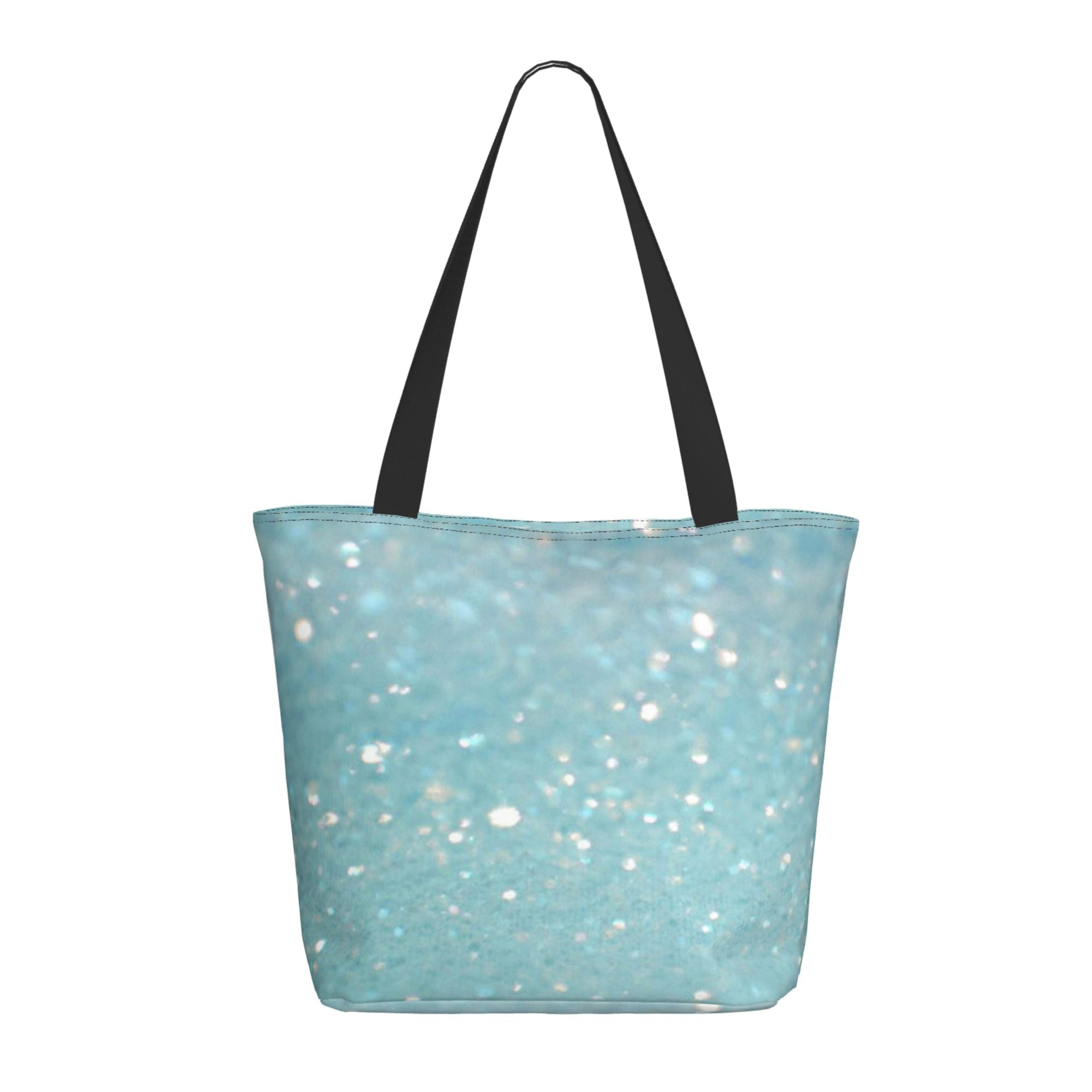 Sparkly Glitter Shades Of Blue Baby Bag Pattern For Women Gift Tote Bag ...