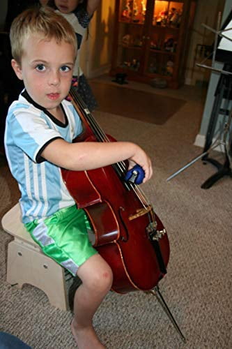 Sparkly Pink Things 4 Strings CelloPhant Cello / (French-style bow) Bass Bow Hold Teaching Aid ...