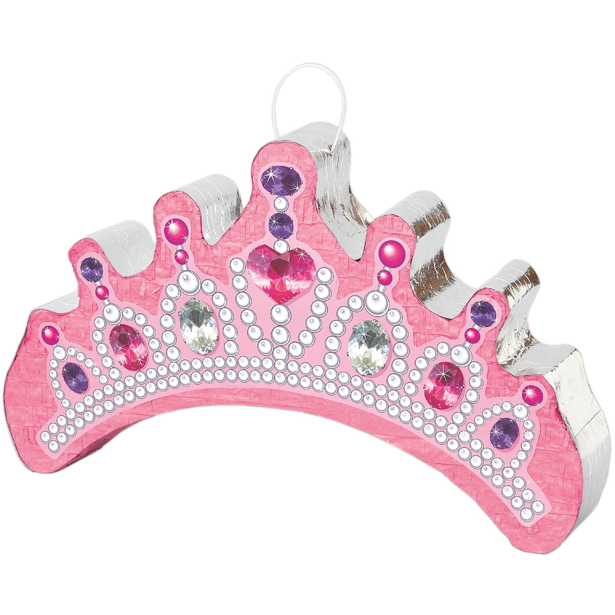 Sparkly Princess Tiara Pinata, Pink, 13in x 12in - Walmart.com
