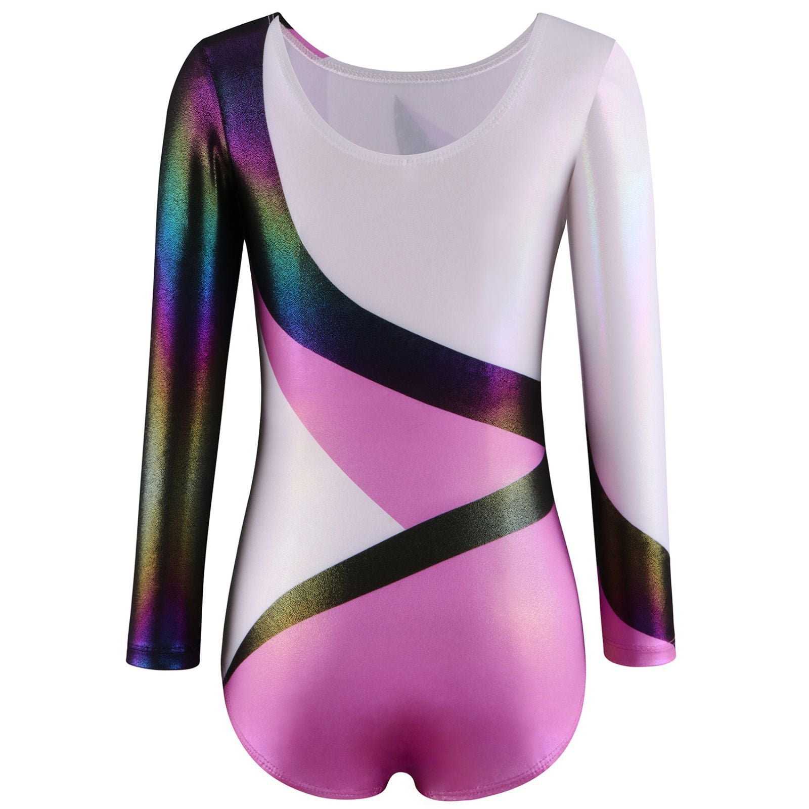 Sparkly Tumbling Dance Leotards 2 sets 3-14Y Long sleeved Girls' ballet ...