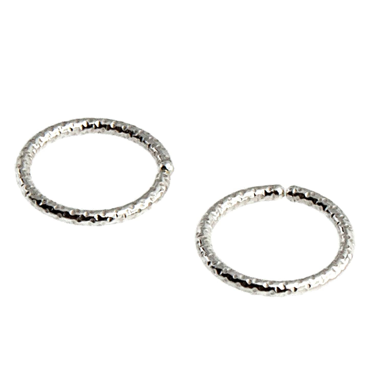 Sparkly Wire Small Piercing Hoop Earrings for Women, fit Helix ...