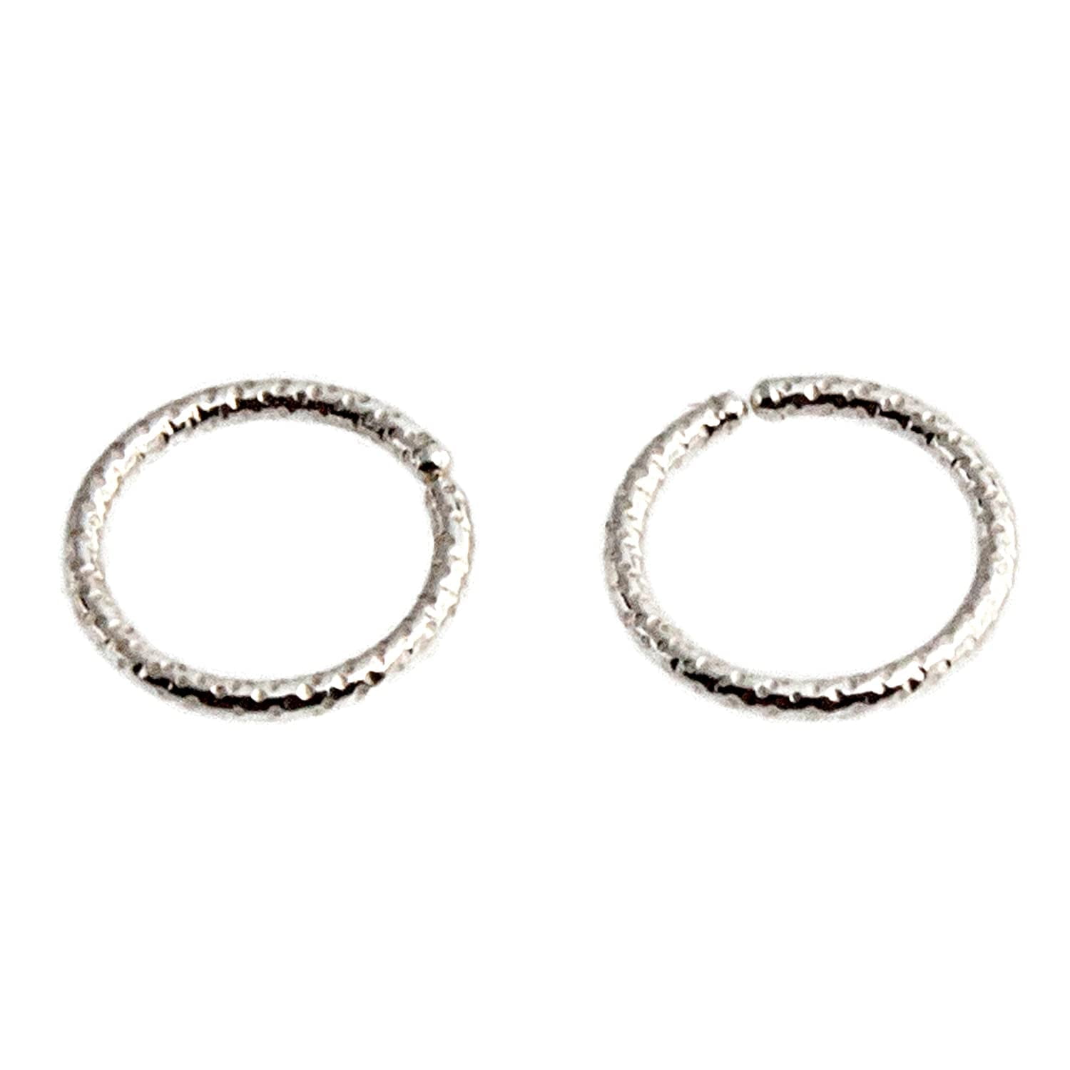 Sparkly Wire Small Piercing Hoop Earrings for Women, fit Helix ...