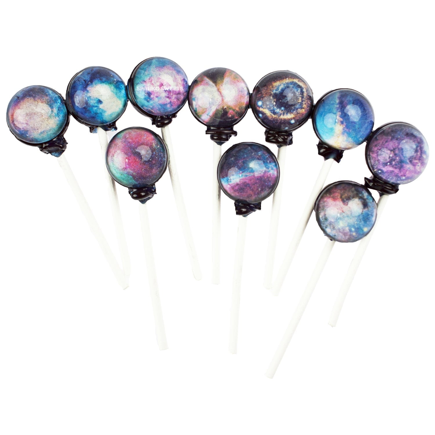Sparko Sweets Galaxy Lollipops, Cosmos Designs, Watermelon Flavor, Gift ...