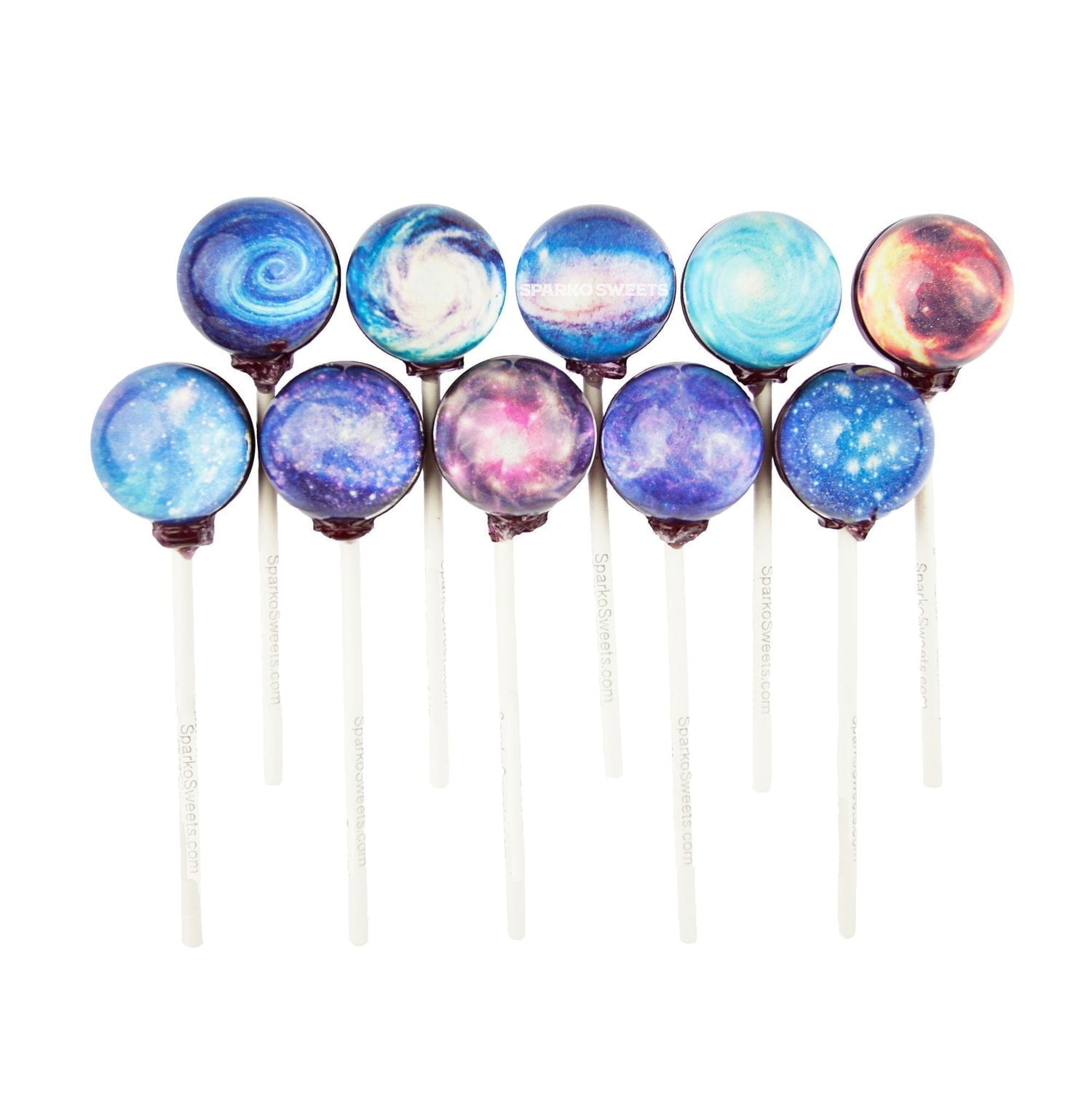 Sparko Sweets Galaxy Lollipops, Universe Designs, Watermelon Flavor, 10 ...
