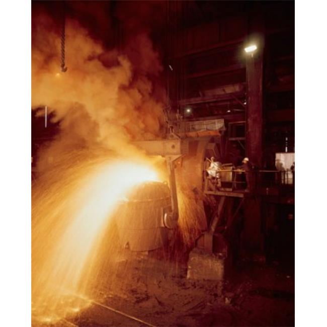 Sparks Emitting From a 40-Ton Electric Furnace Poster Print - 18 x 24 ...