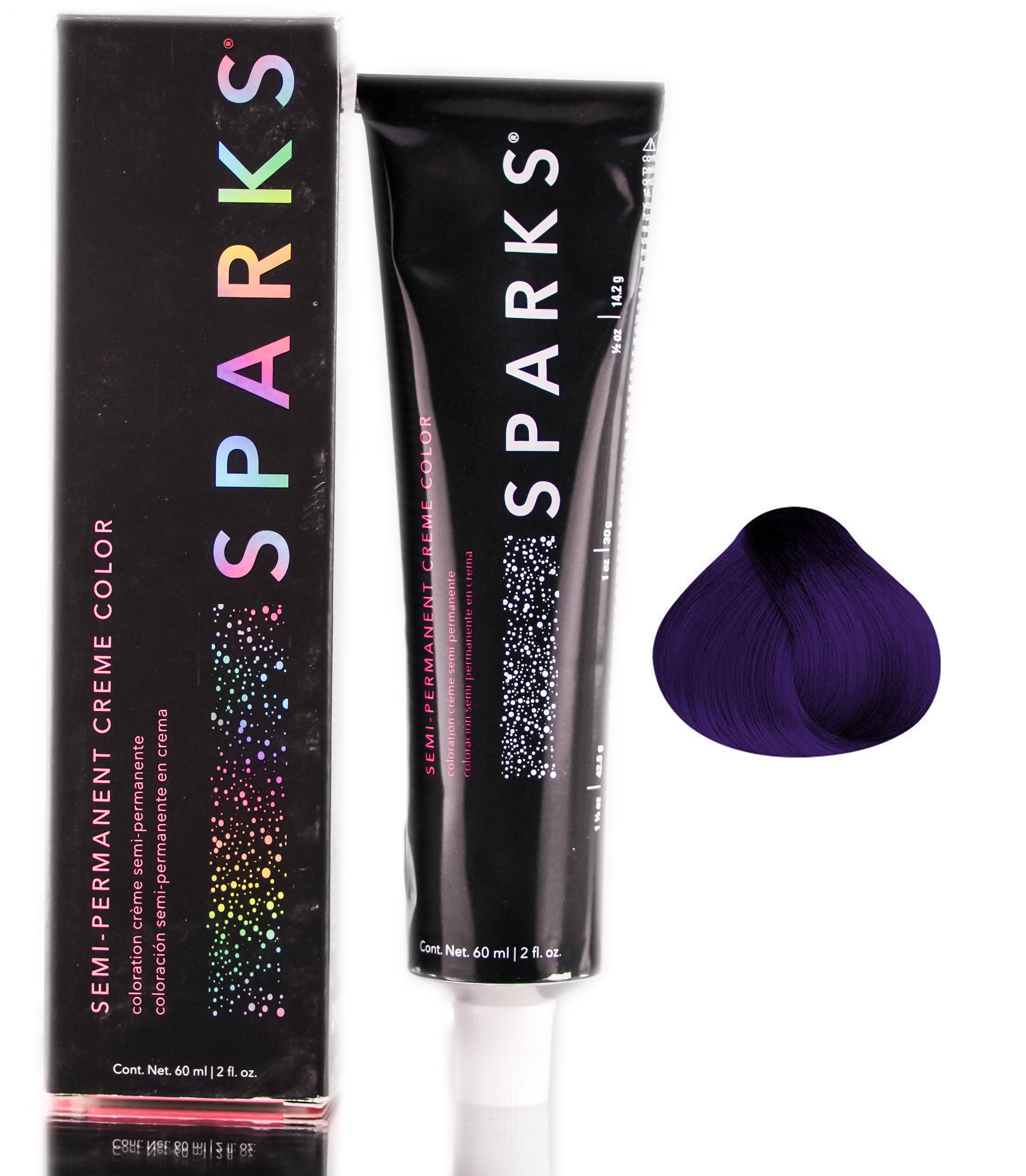 Sparks Semi-Permanent Creme Color - Violet Vibes - Walmart.com