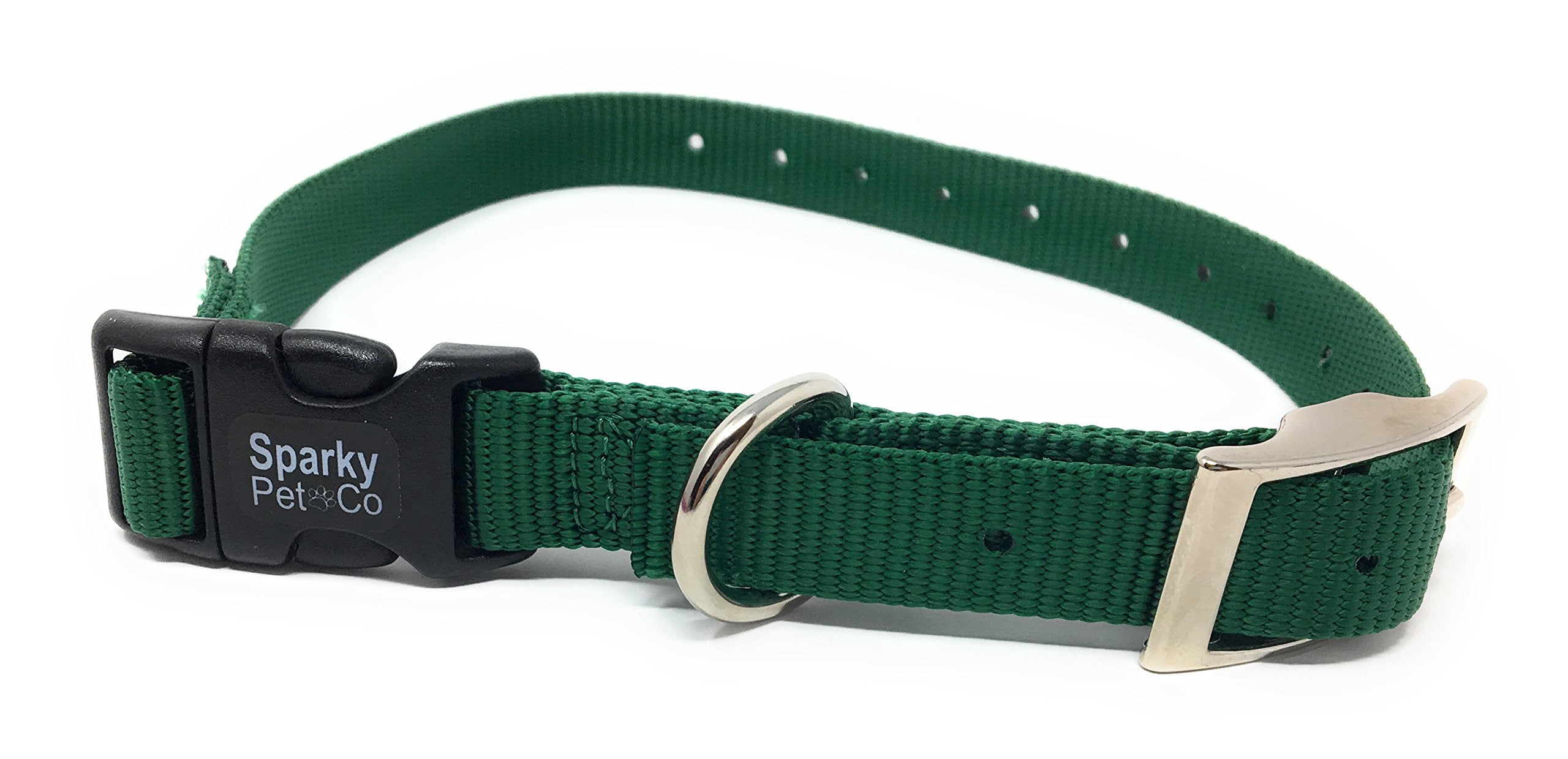 Sparky Pet Co - ECollar Replacement Strap - Easy Release Double Buckle ...
