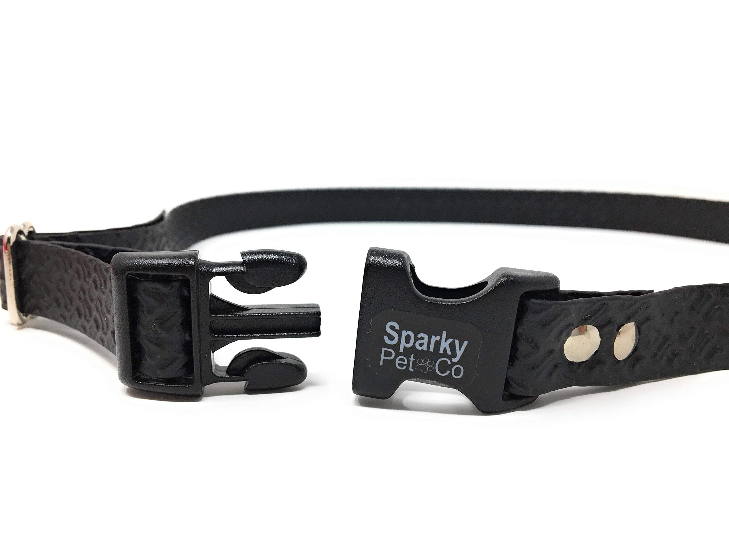 Sparky Pet Co 1" 2 Hole 1.25" Biothane Universal Solid Bone Embossed ...