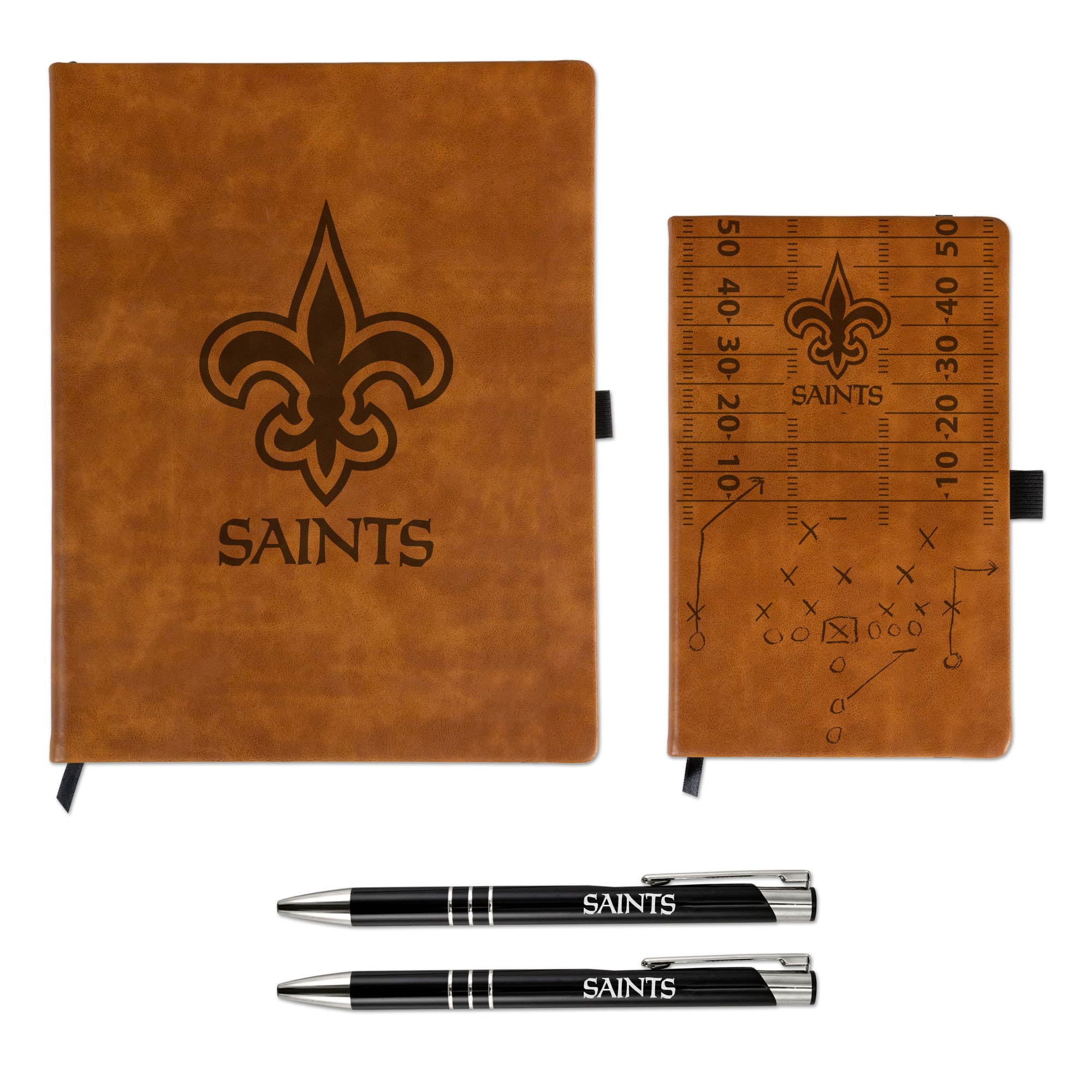 Sparo New Orleans Saints Laser-Engraved Notepad & Pen Gift Set - Walmart.com