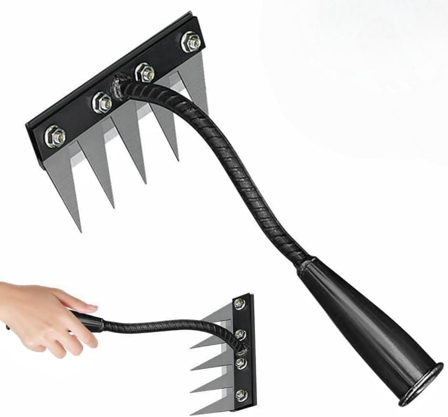 Sparroows Iron Rake 2.0, Weed Puller Tool, Gardenia Iron Weeding Rake ...