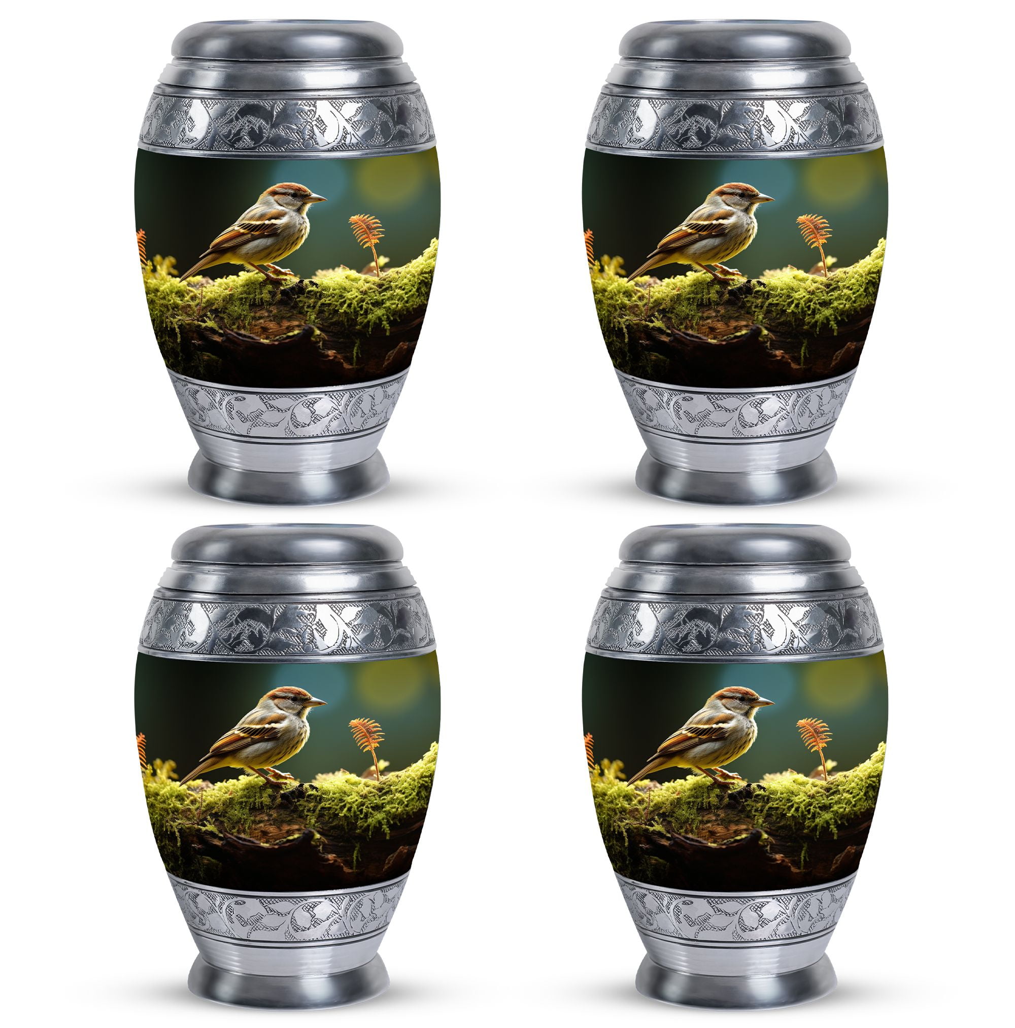 Sparrow Mini Urns For Human Ashes Set Of 4 - Tiny Urns For Human Ashes ...
