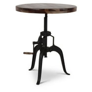 Holloway 36" Round Pub Table, Rustic Umber - Walmart.com