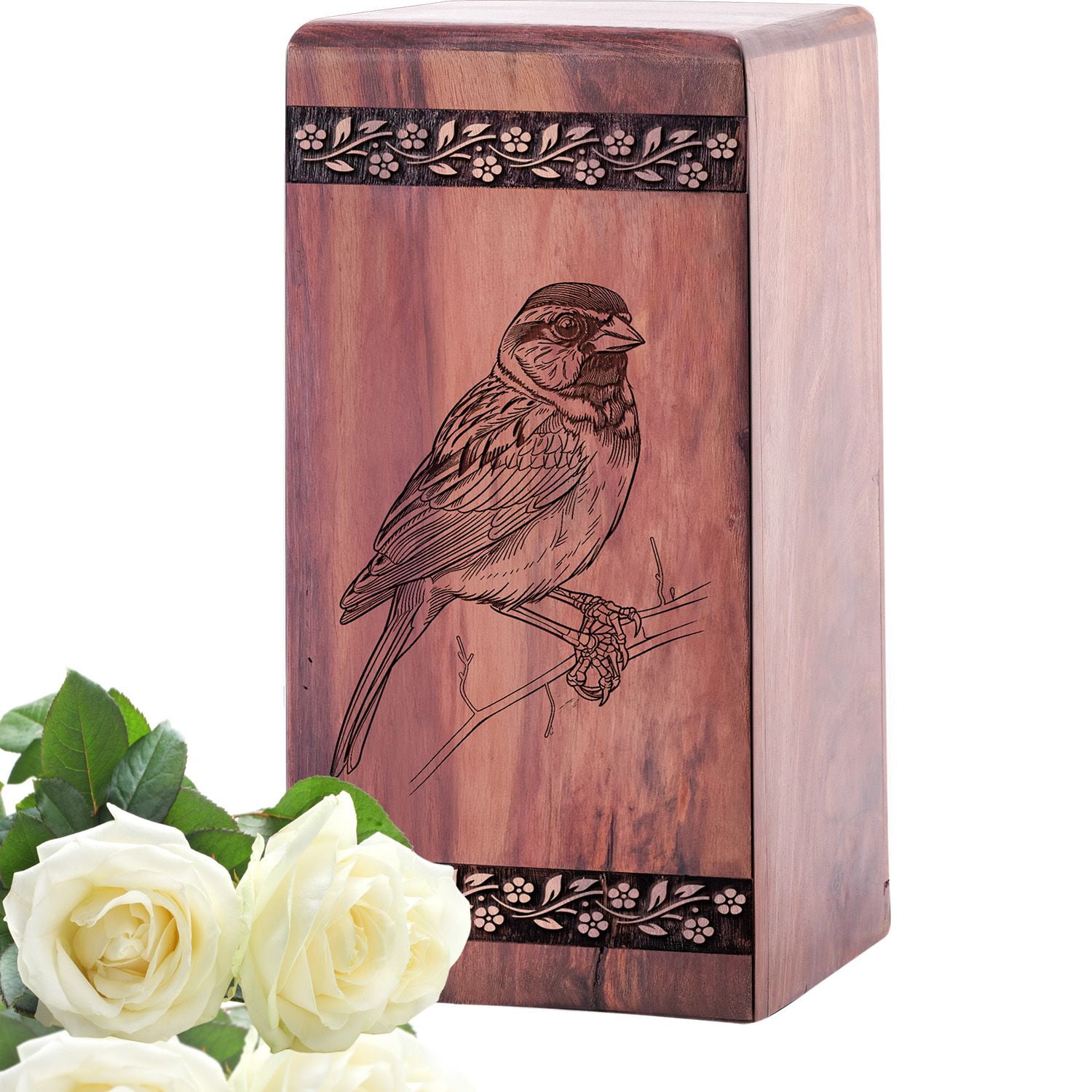 Sparrow Urn - Cremation Boxes For Human Ashes - Wooden Urn For Ashes ...
