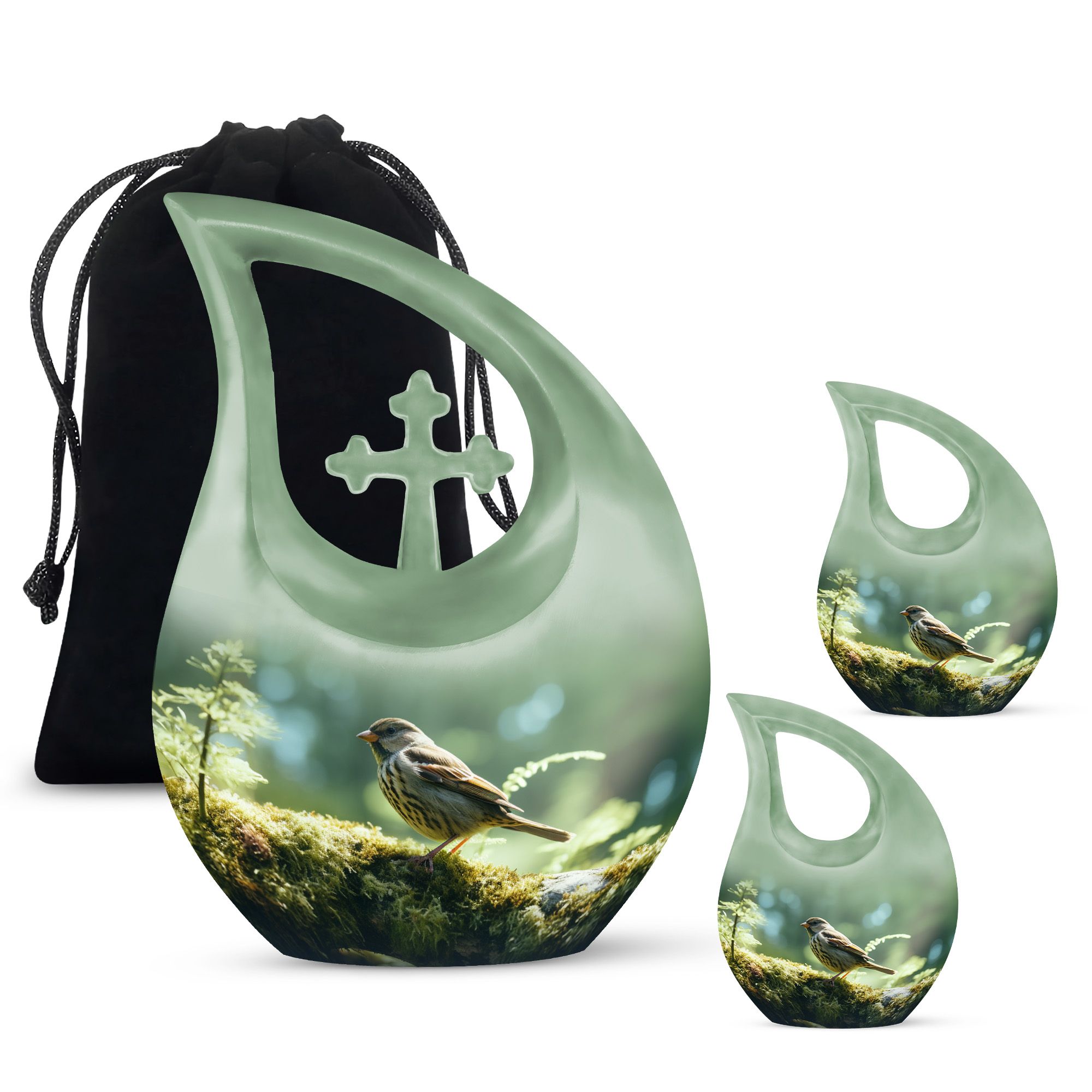 Sparrow Urn - Cremation Urns For Adults - Urn For Ashes For Women - Urn ...