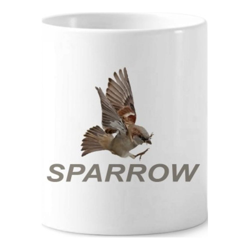 Sparrows Birds Animals Food Insects Toothbrush Pen Holder Mug Cerac ...