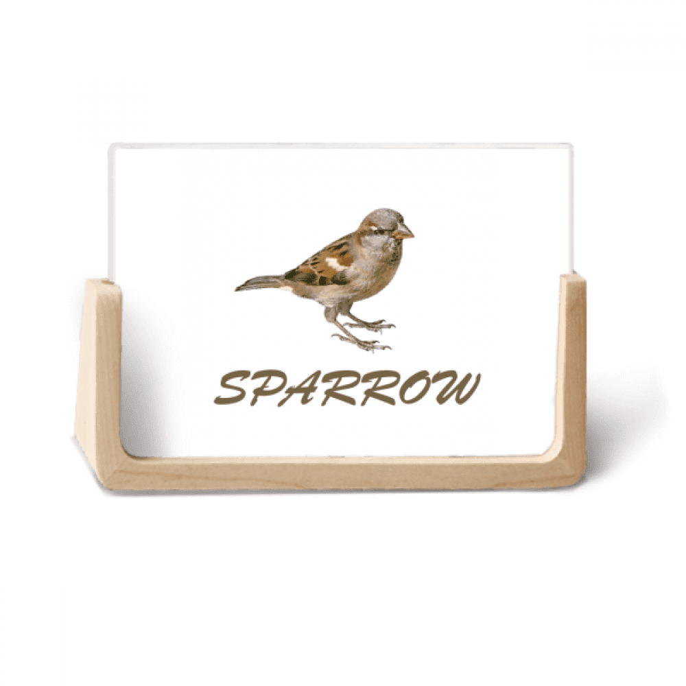 Sparrows Birds Animals Food Pause Photo Wooden Photo Frame Tabletop ...