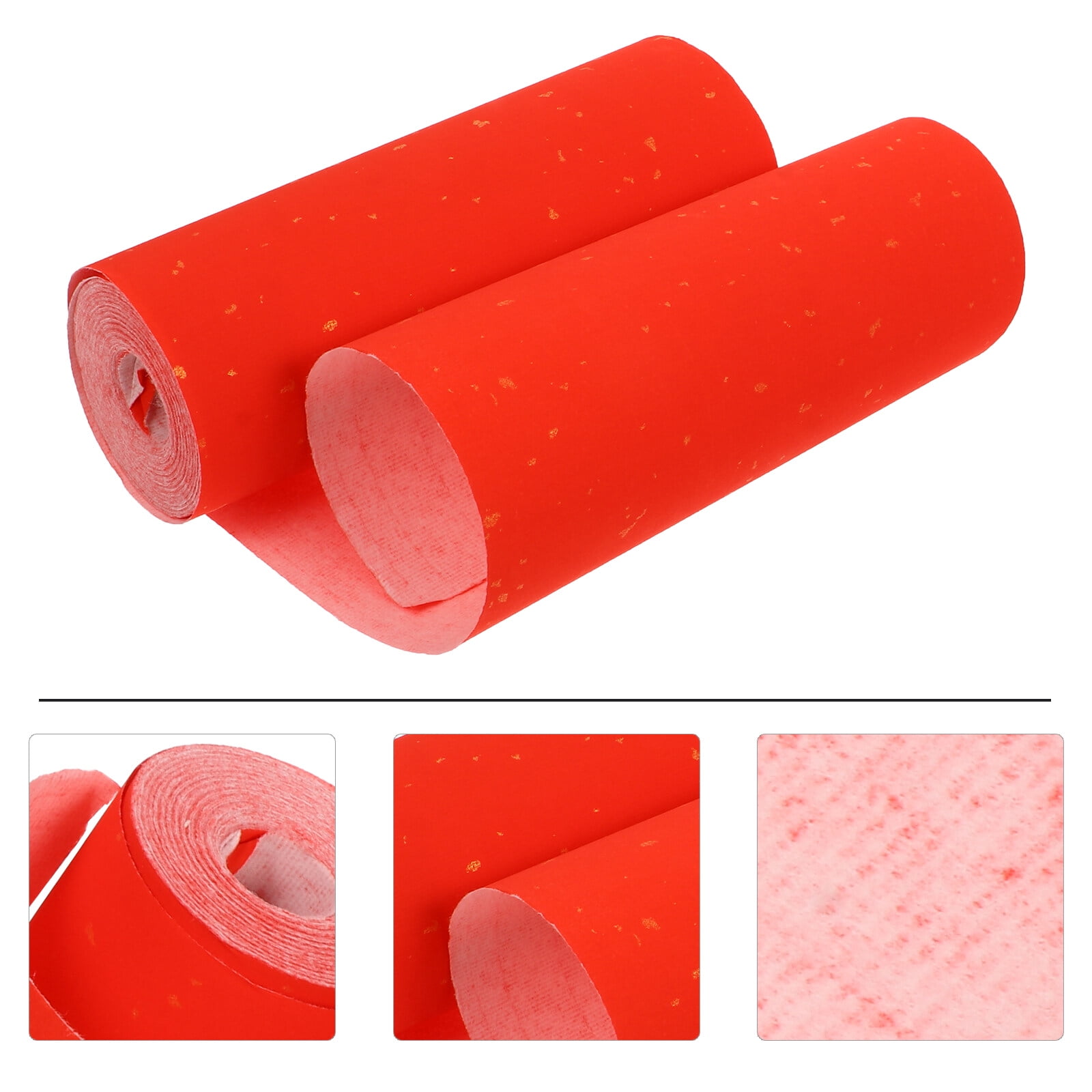 Sparsain 1 Roll Red Xuan Paper, Gift Tissue Paper, Chinese Calligraphy ...