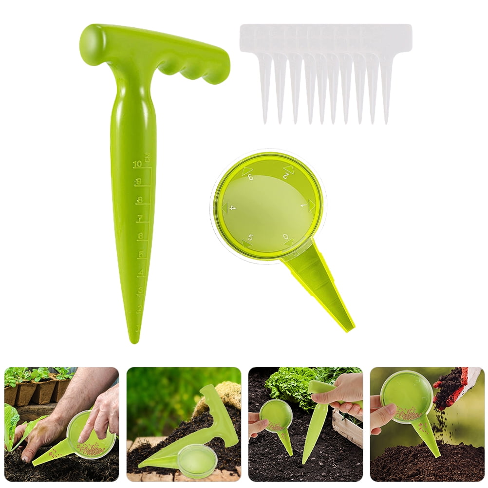 Sparsain 1 Set Garden Hand Tools Seeder Dispenser Plant Digging Tools ...