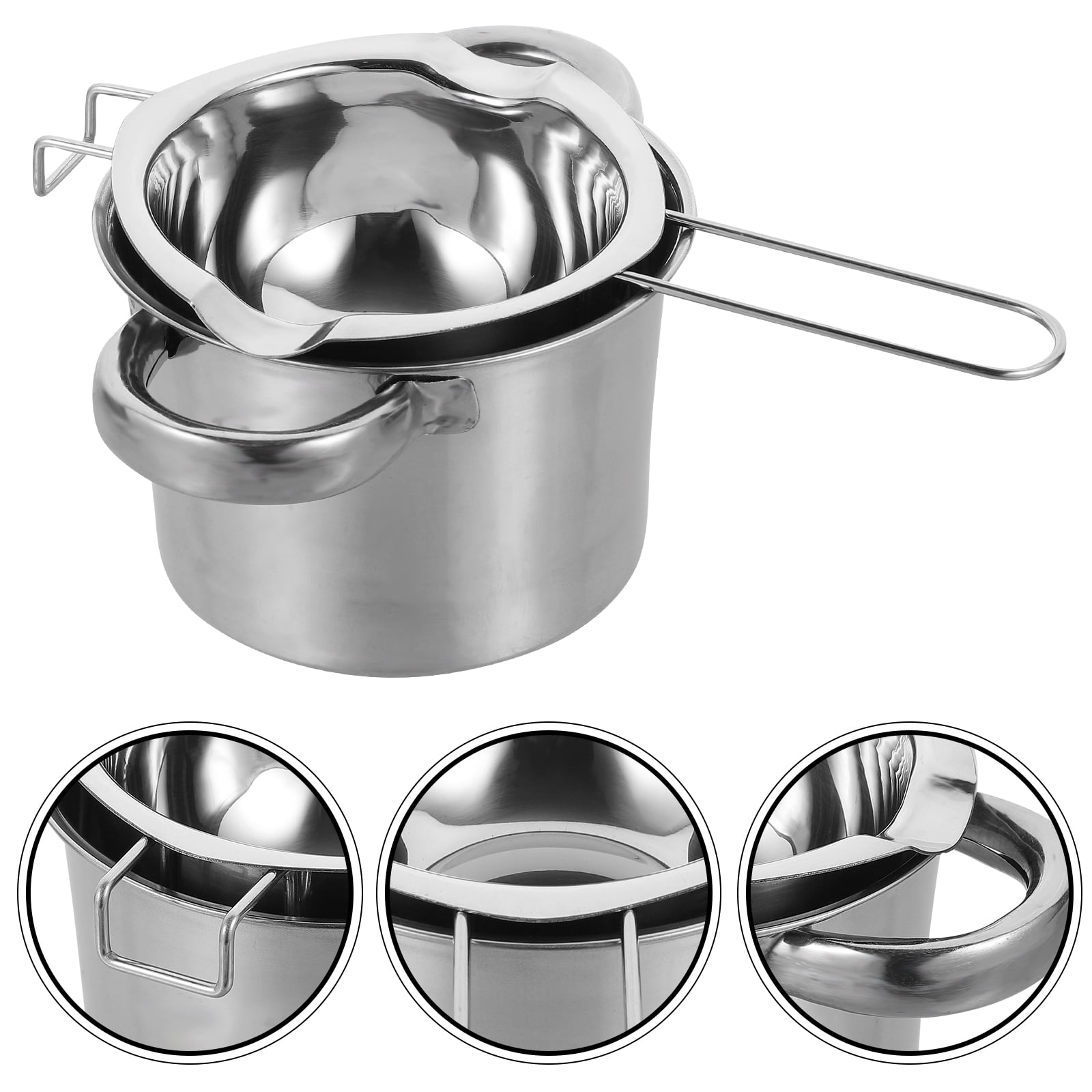 Sparsain 1 Set Stainless Steel Double Bain Marie Pans Chocolate Butter ...