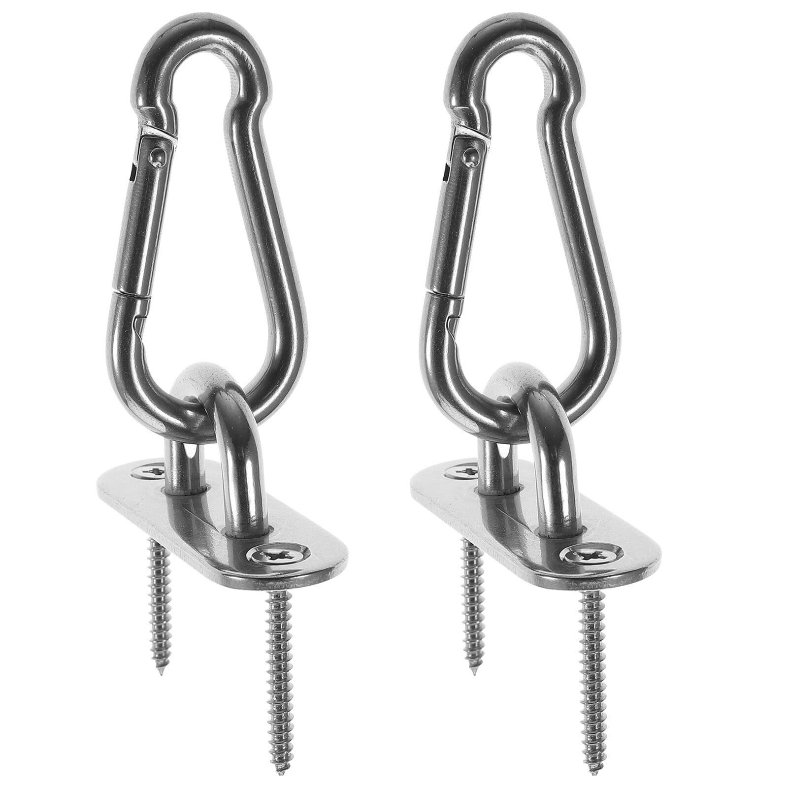 Sparsain 1 Set Stainless Steel U Hooks with Spring Loaded Safety ...