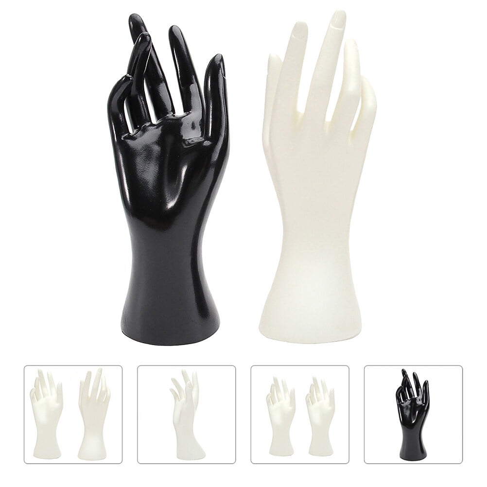 Sparsain 1 Set of 2 Female Mannequin Hand Jewelry Display Stand Holder ...