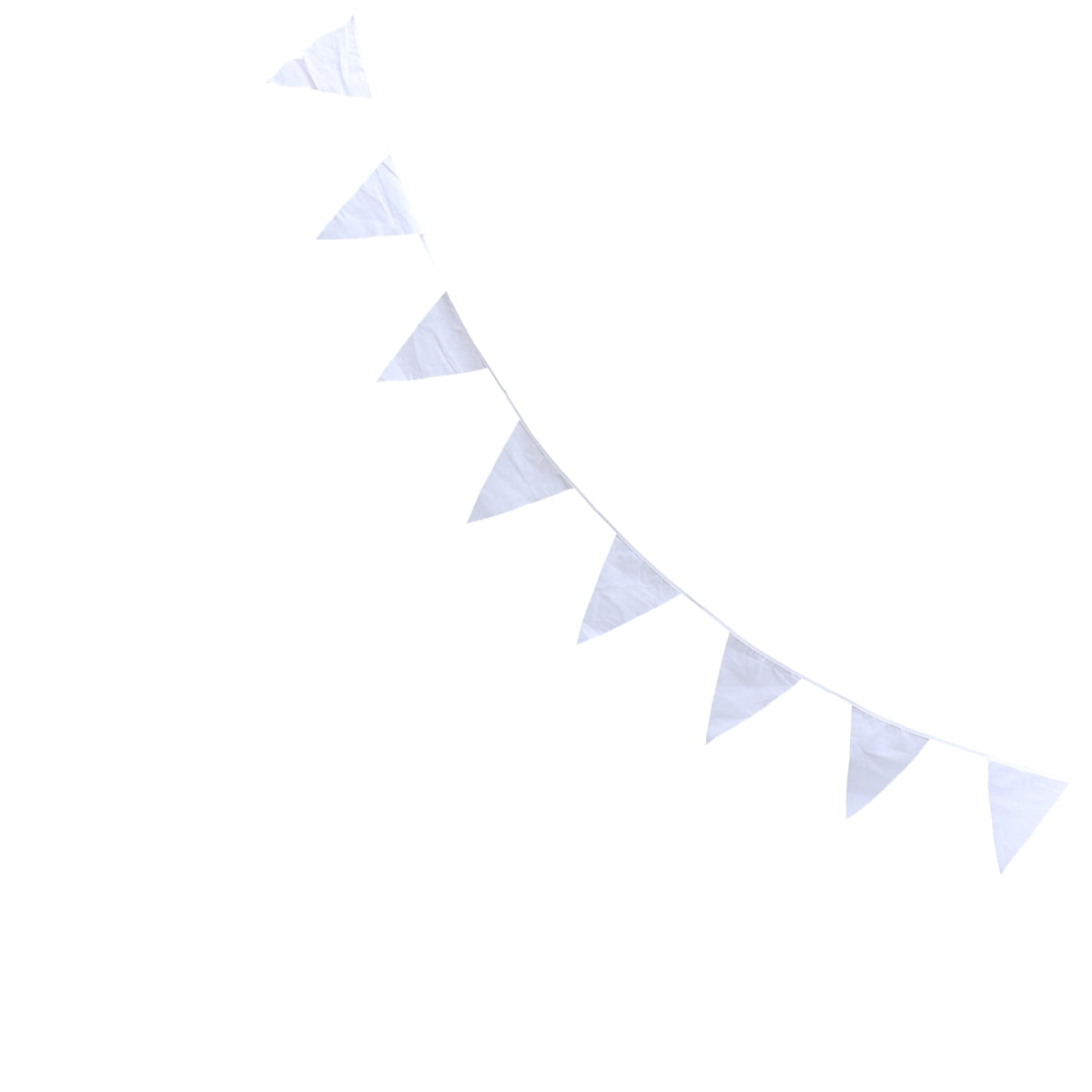 Sparsain 10 Meters Triangle Flags Hanging Banners Pennants for Wedding ...