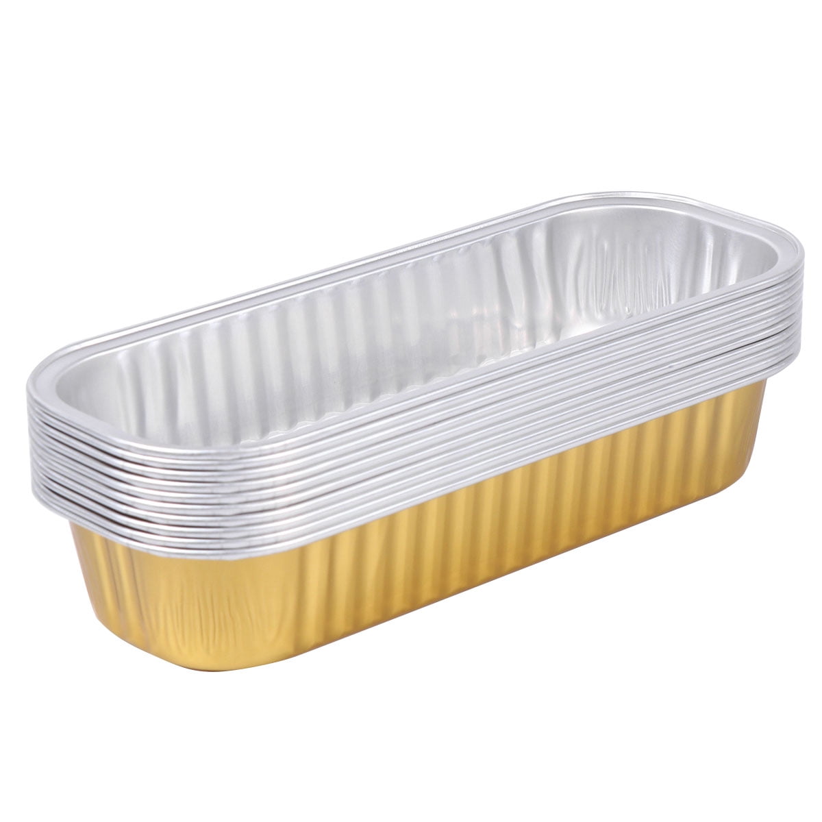 Sparsain 10 Pack 200ml Rectangular Aluminum Foil Baking Tins ...