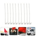 Sparsain 10 Pack Car Window Flag Pole Clip On Vehicle Flag Frames ...