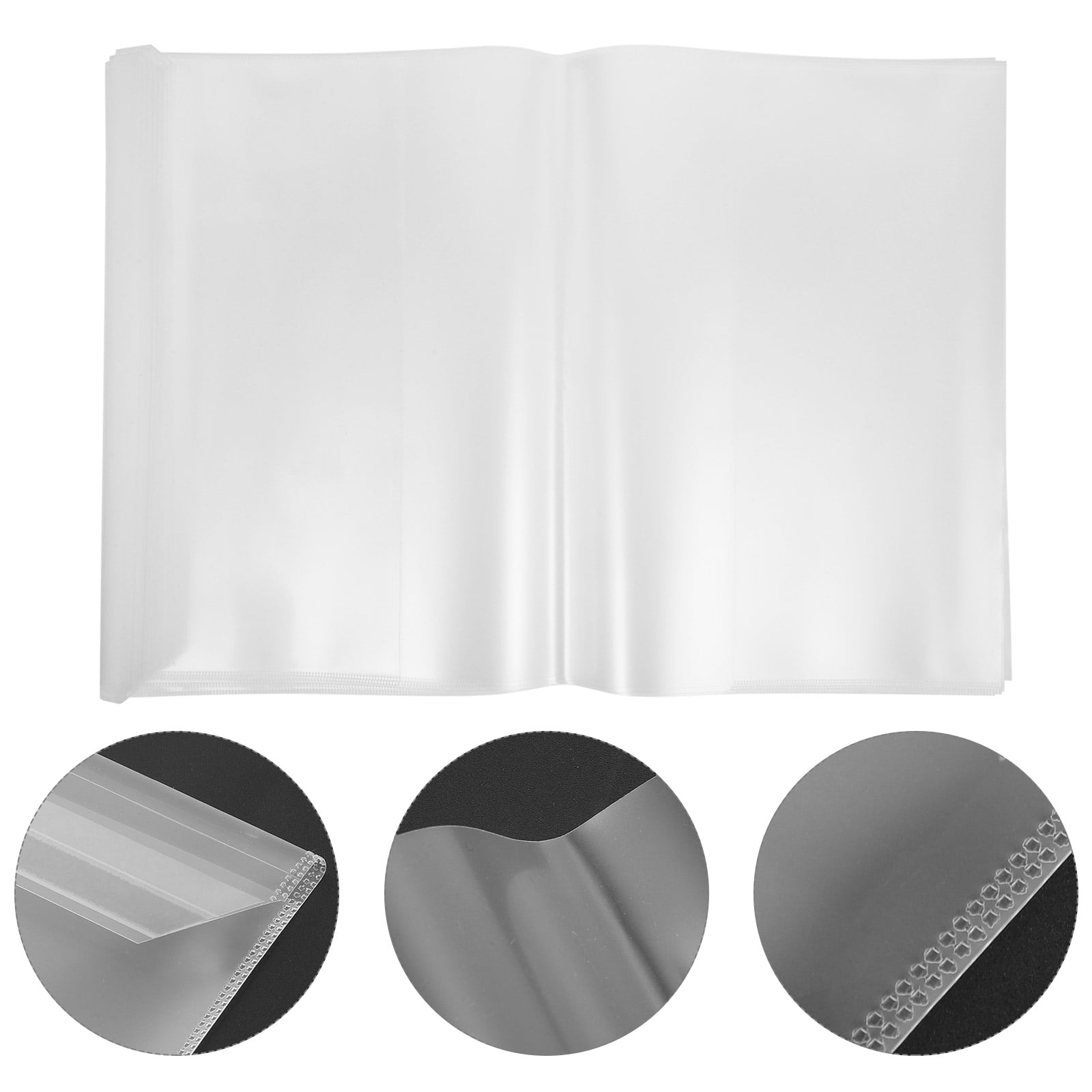Sparsain 10 Pack Soft Cover Book Covers, 16K Clear Protective Covers ...
