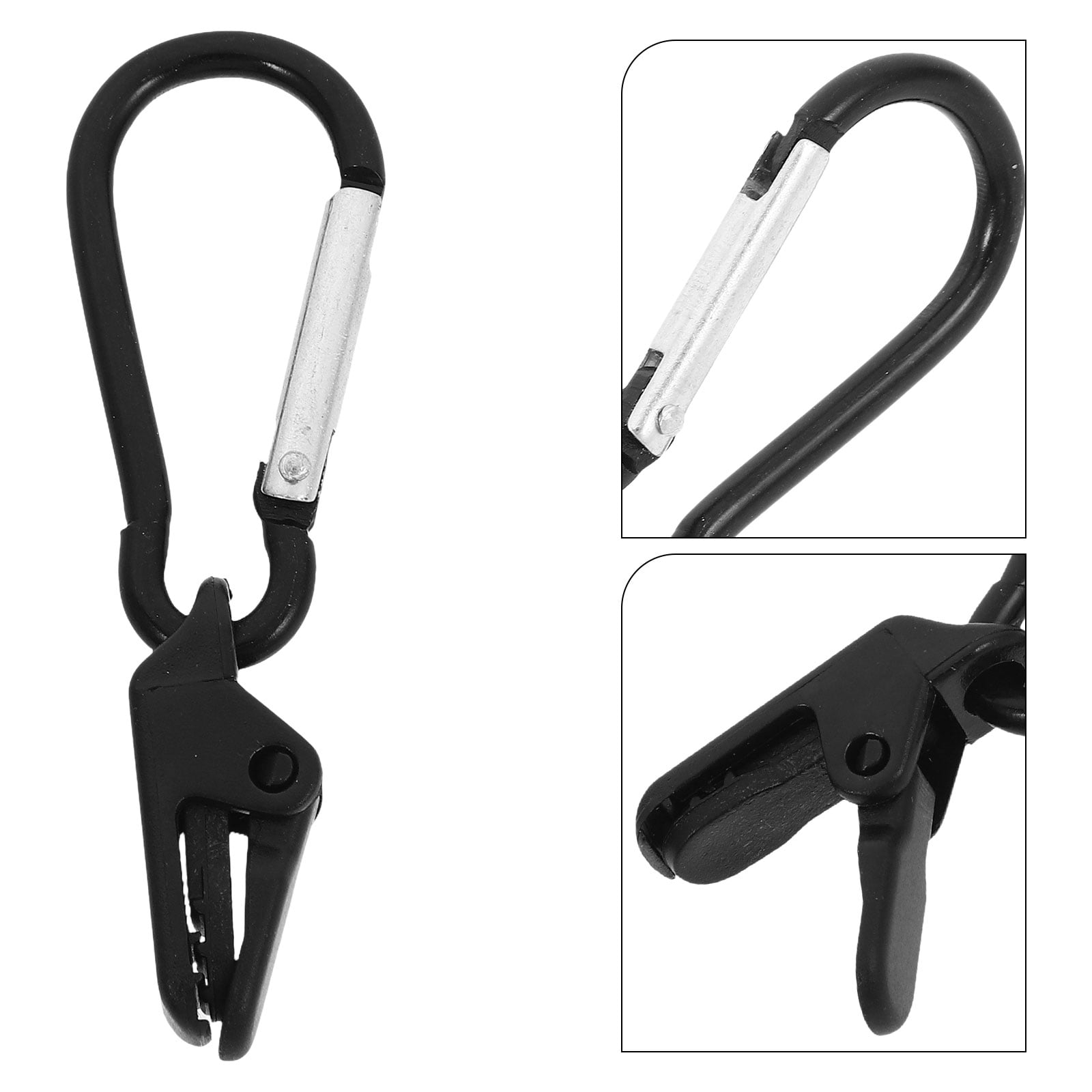 Sparsain 12pcs Shade Sail Clips, Secure Fixing Clamps for Outdoor ...