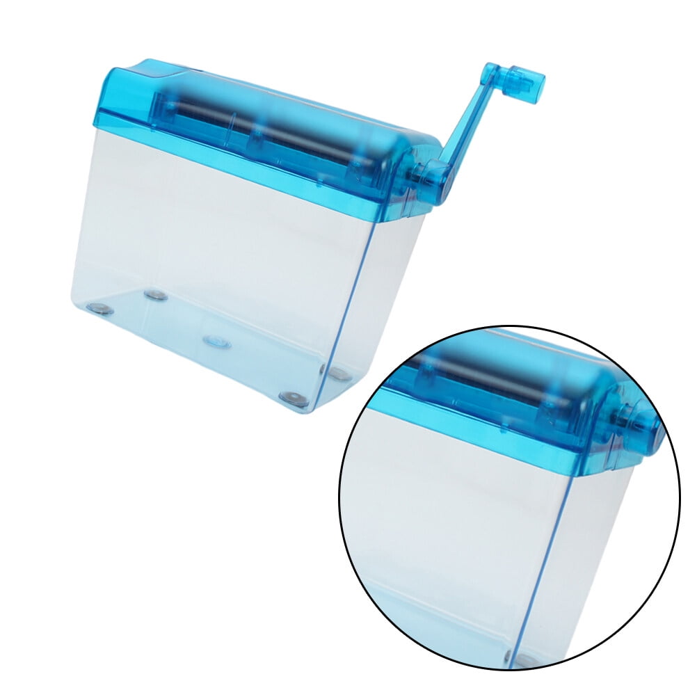 Sparsain 1pc Mini A6 Manual Paper Shredder, Desktop Paper Strip Cutter ...