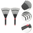 Sparsain 2 Pack Practical Plastic Rakes for Gardening, Durable Rakes ...