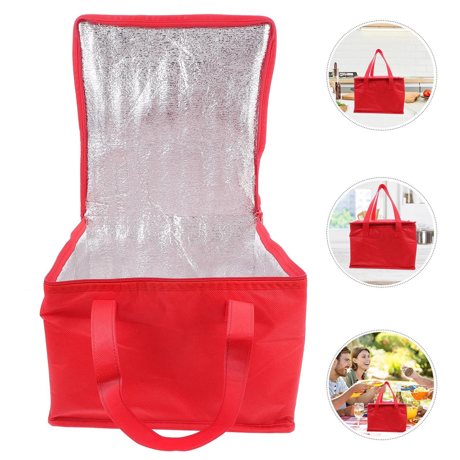 Sparsain 2 Pack Waterproof Lunch Tote Handbag Portable Food Delivery ...