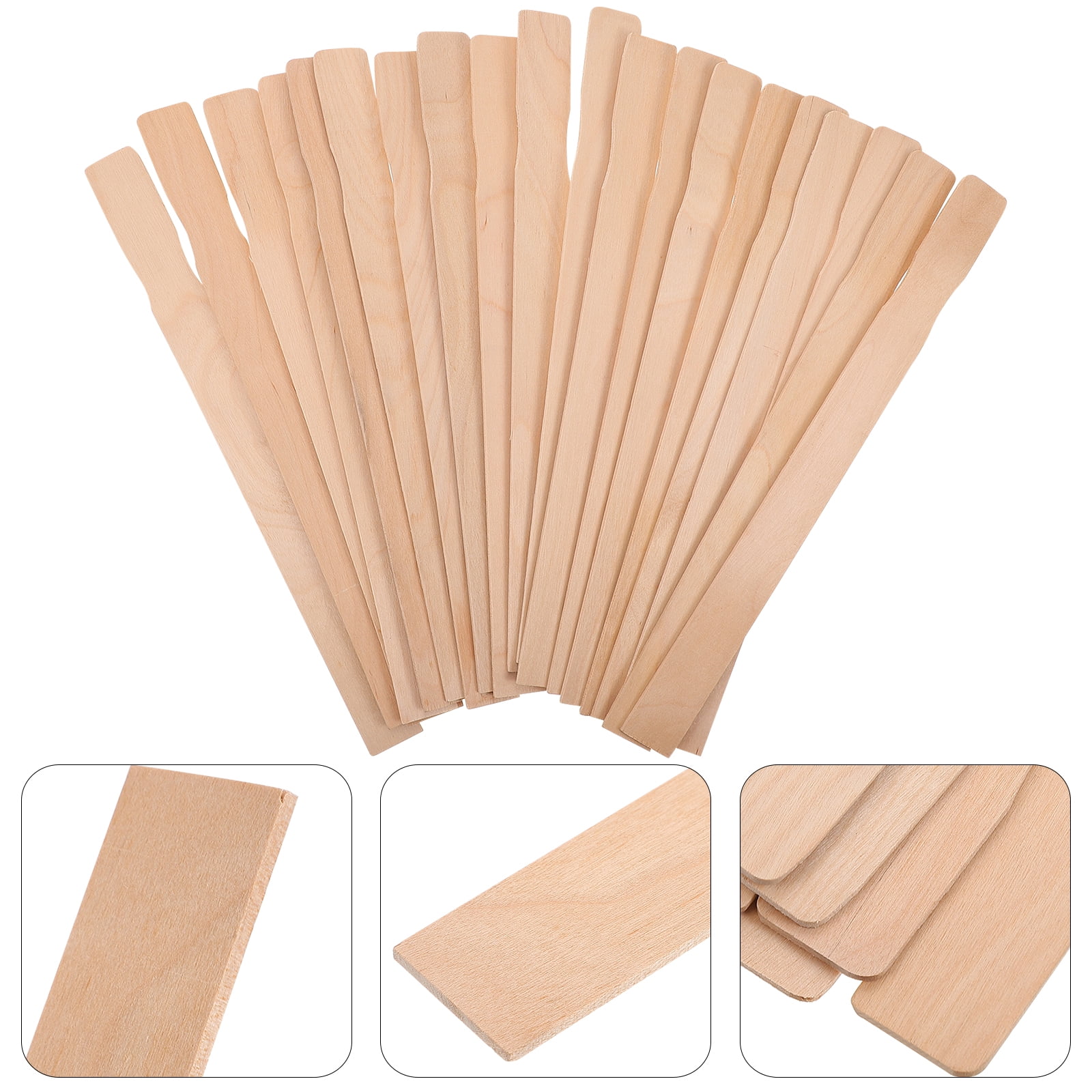 Sparsain 20 Pack Single Paint Stirring Sticks, Paint Whisk Rods ...