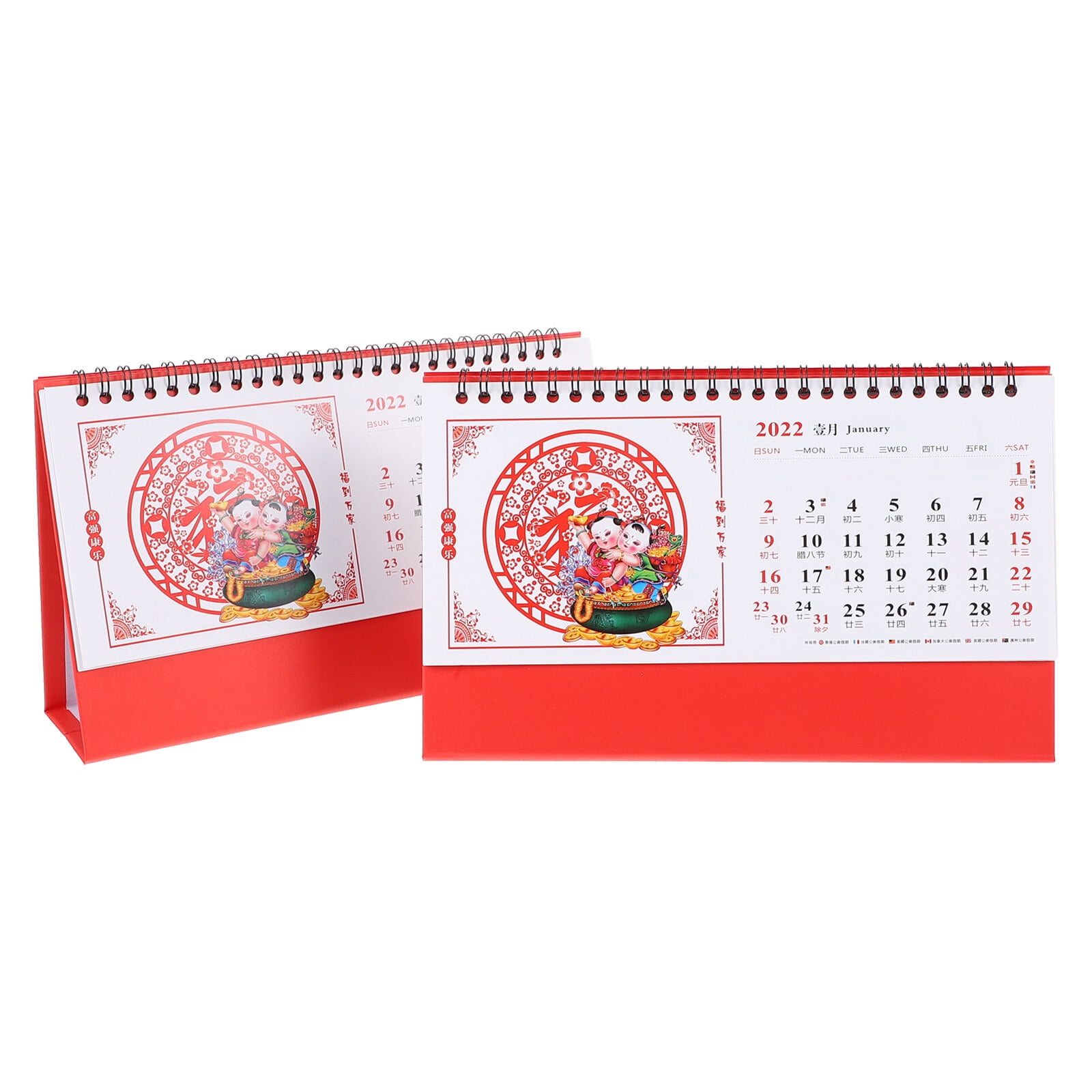 Sparsain 2022 Desk Calendar Creative Simple Desk Planner Note Office ...
