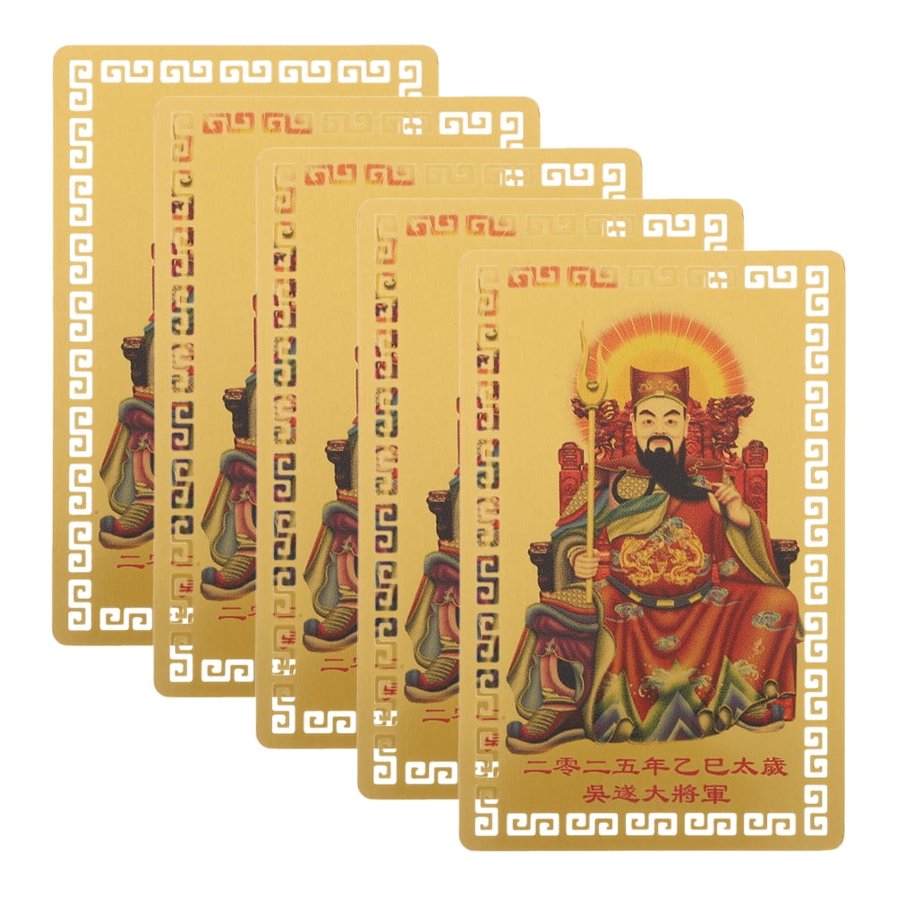 Sparsain 2025 Year of the Snake Yisi Year Tai Sui Gold Card General Wu ...