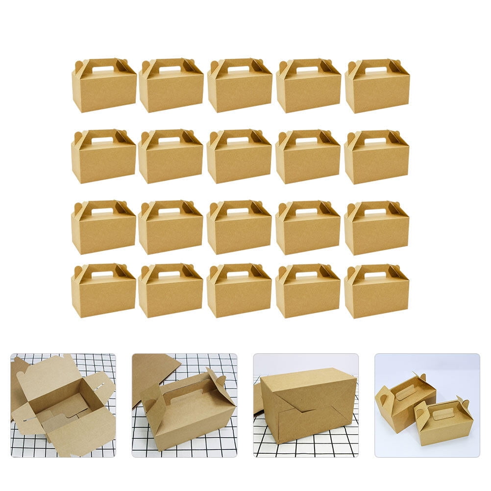 Brown Paper Food Packing Boxes for Storage Use and Picnic Great for ...