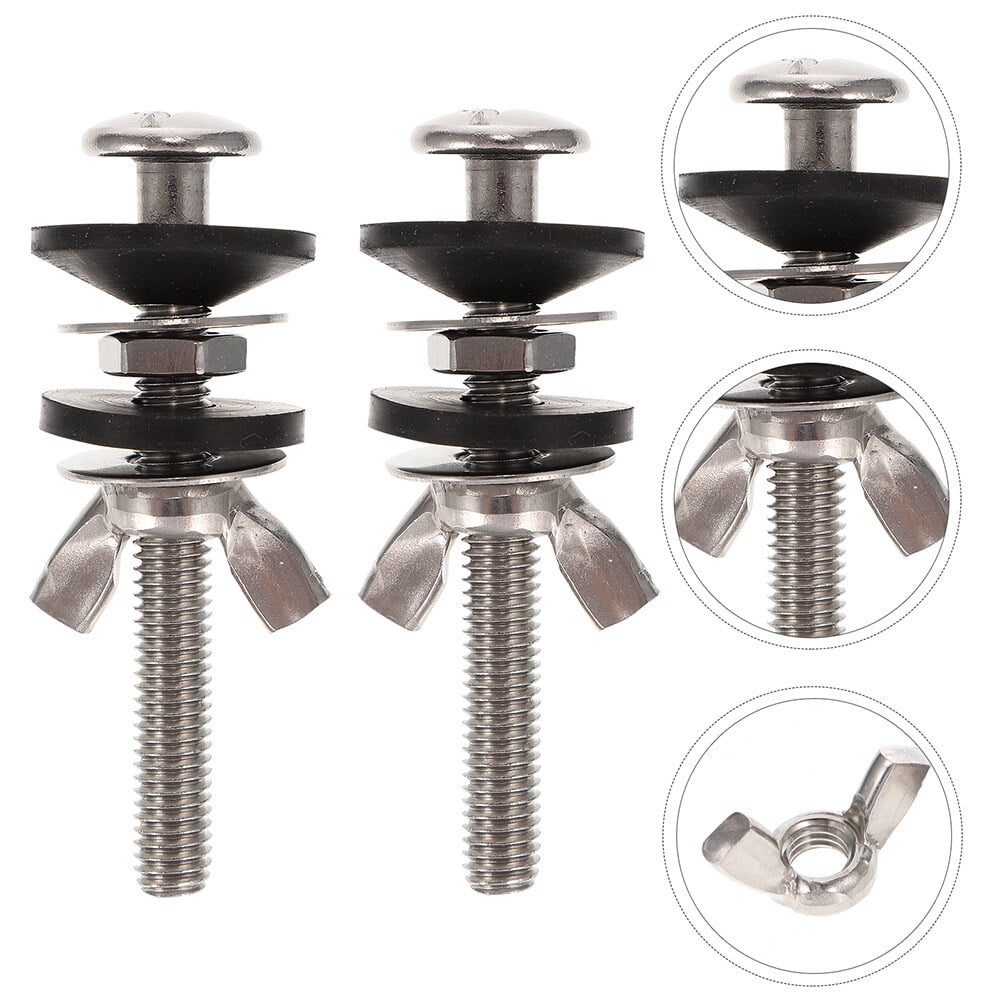 Sparsain 2pcs Toilet Seat Screws, Closestool Mounting Bolts, Screws ...