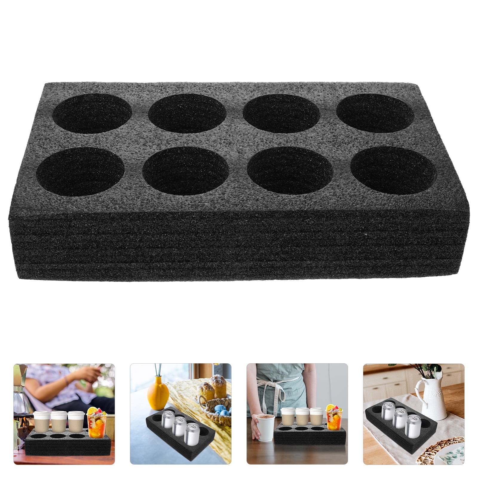 Sparsain 3 Pack Coffee Cup Holders Milk Takeaway Packaging Tools Drink ...